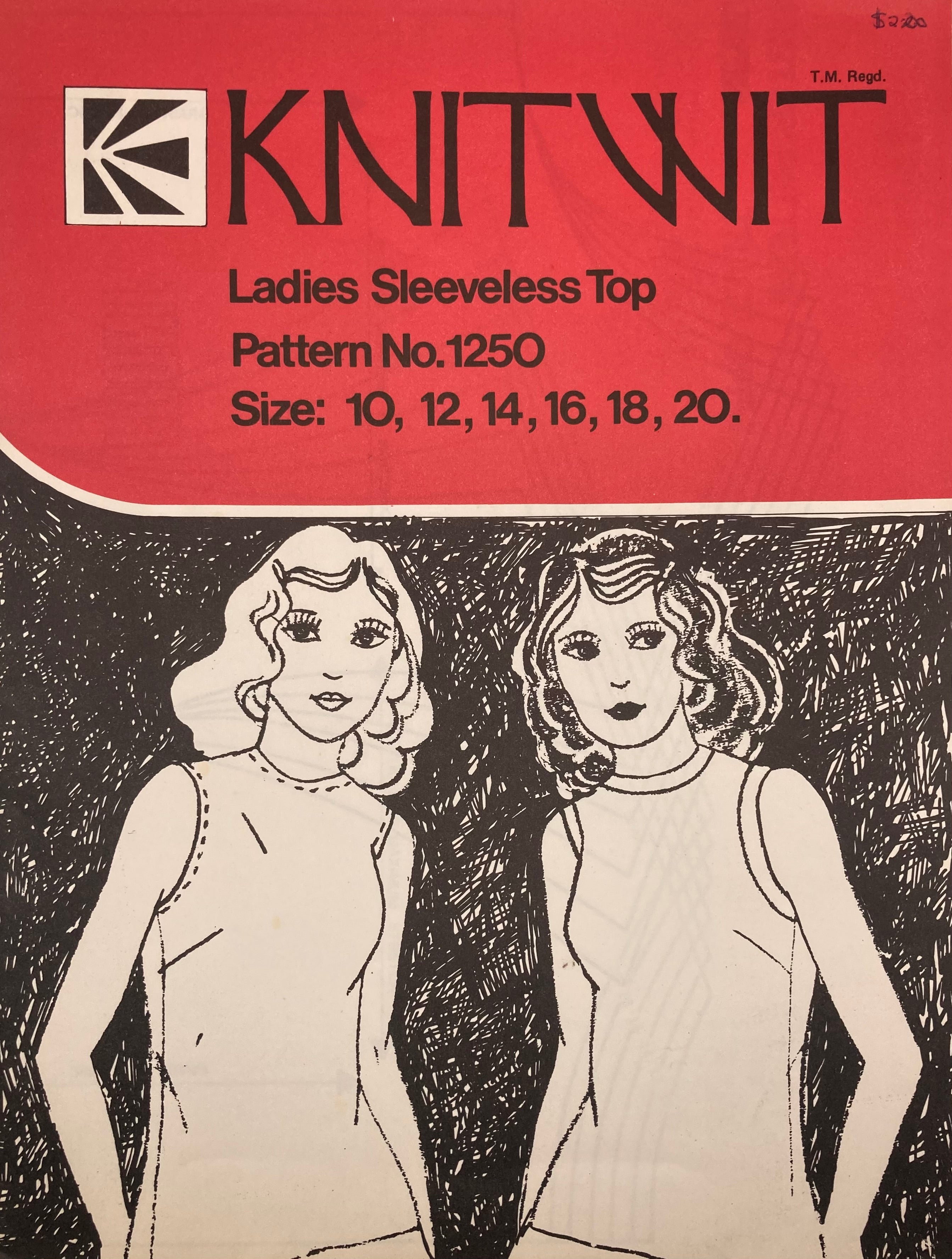 1977 Vintage Sewing Pattern: Knitwit 1250 – Vintage Stitch Australia