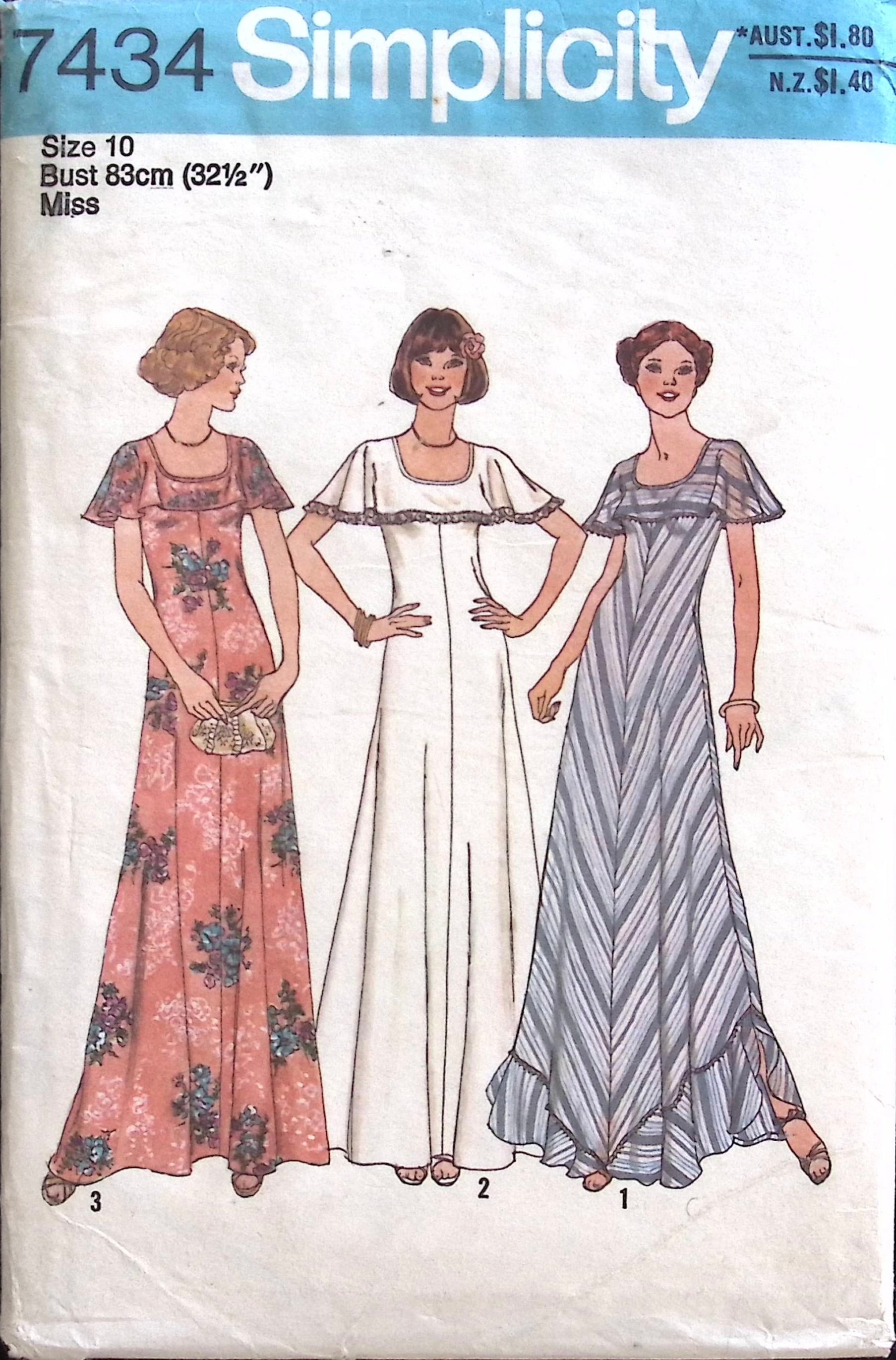 Vintage Sewing Pattern: Simplicity 7434 – Vintage Stitch Australia