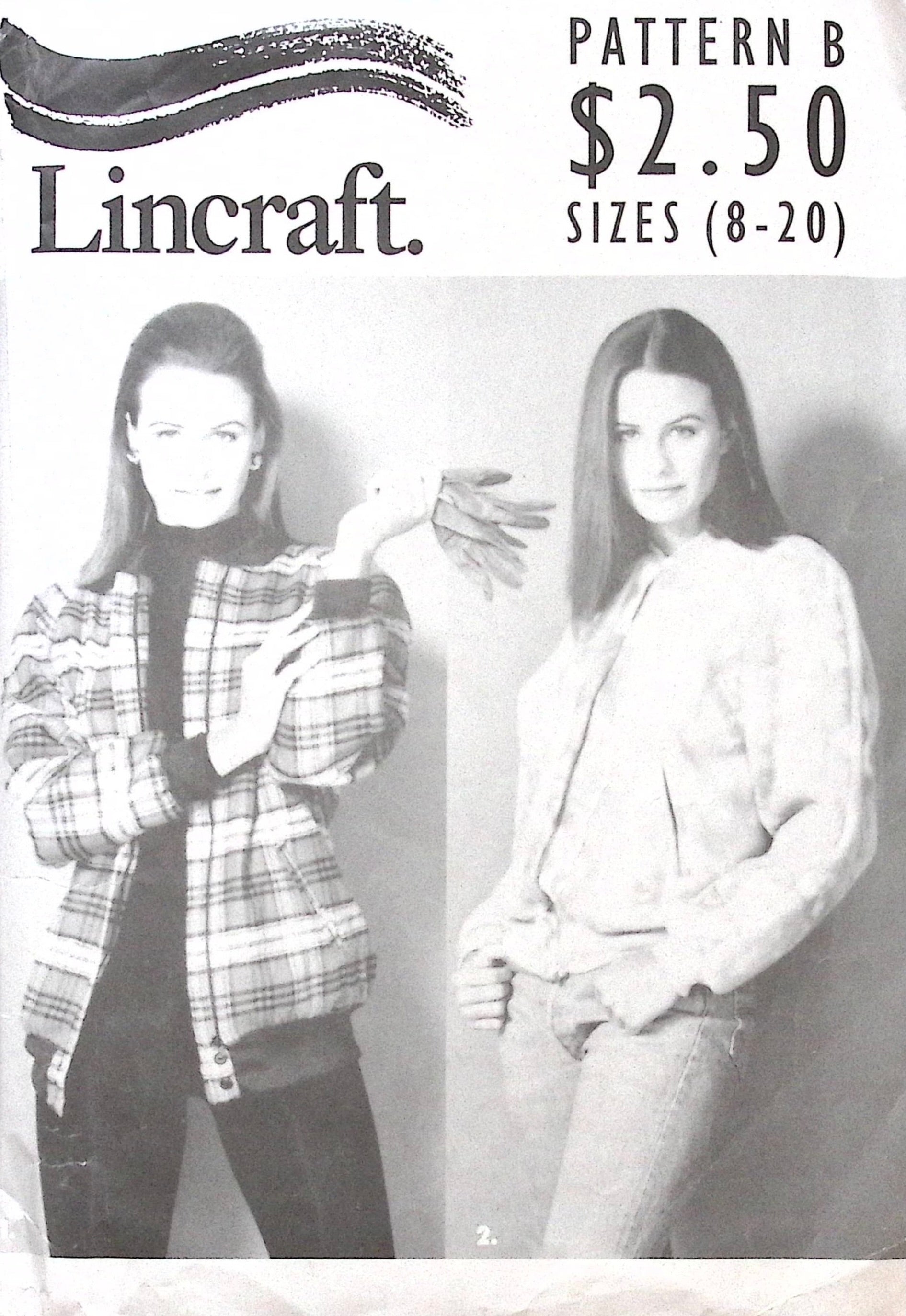 Sewing Pattern: Lincraft Pattern B – Vintage Stitch Australia