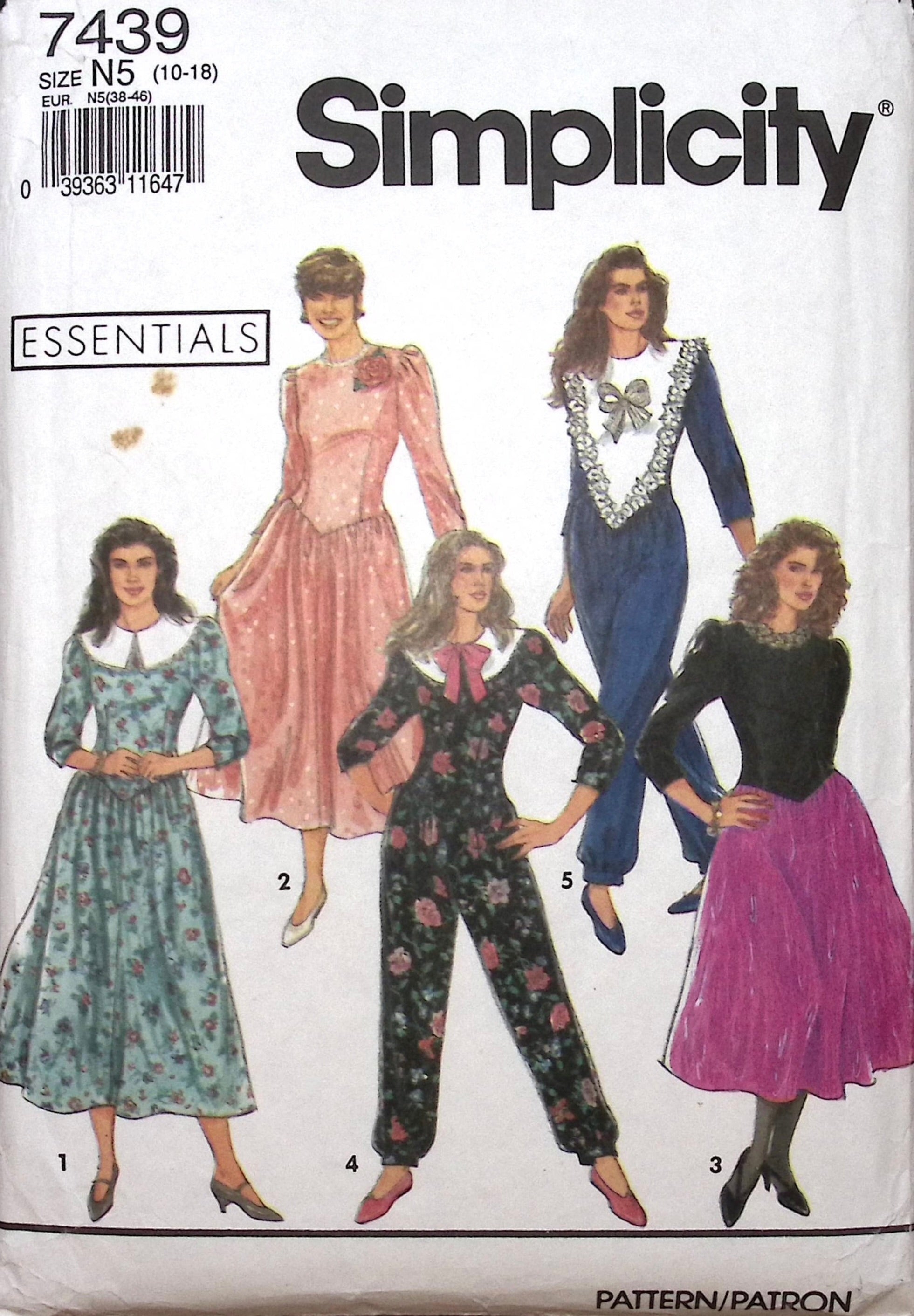 Vintage Sewing Pattern: Simplicity 7439 – Vintage Stitch Australia