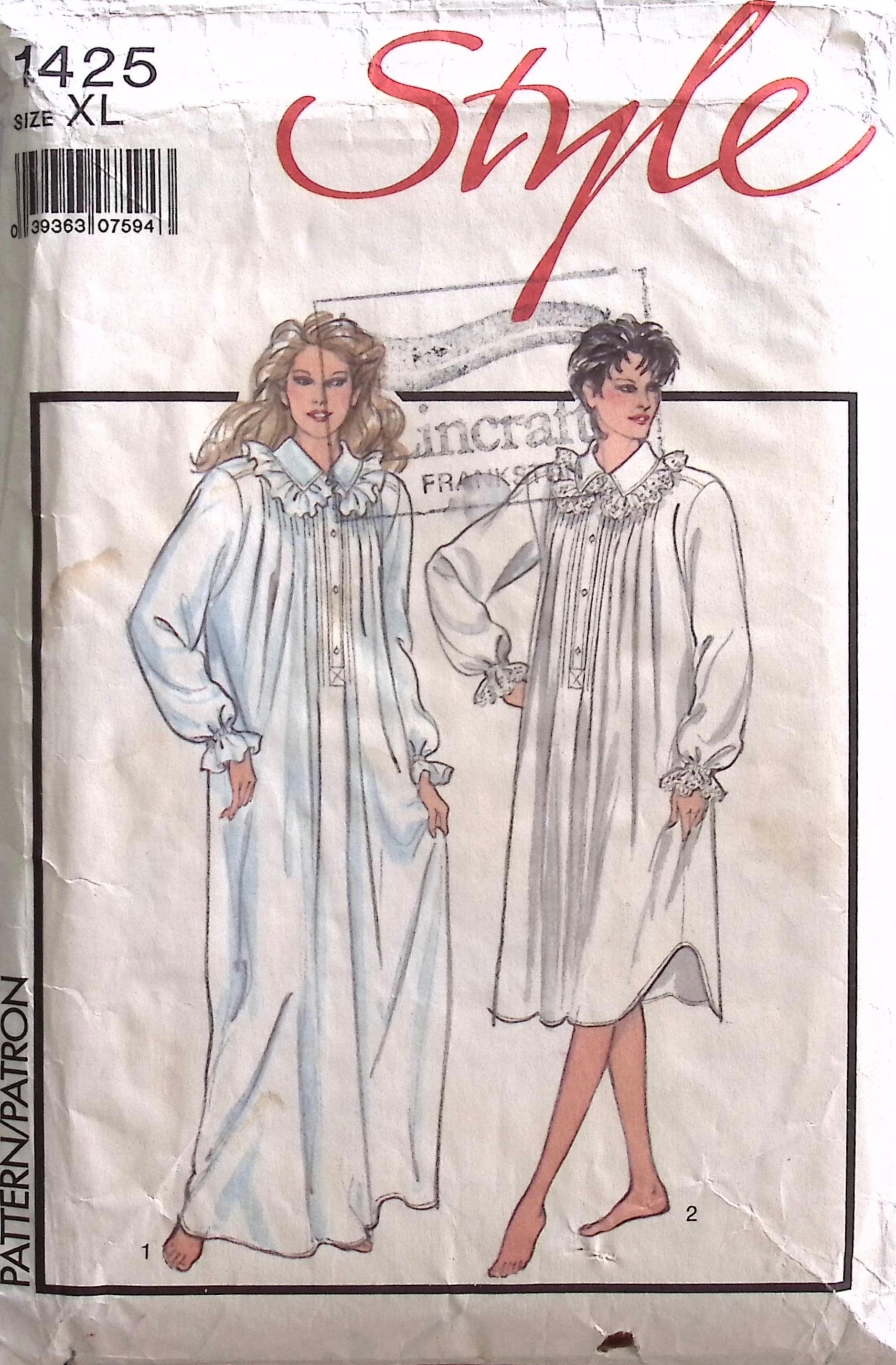 Vintage Sewing Pattern: Style 1425 – Vintage Stitch Australia