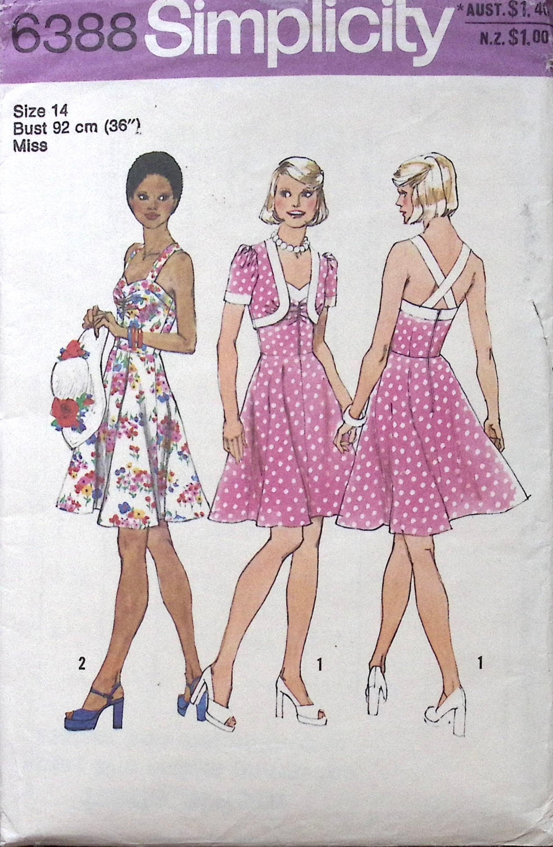 Vintage Sewing Pattern: Simplicity 6388 – Vintage Stitch Australia