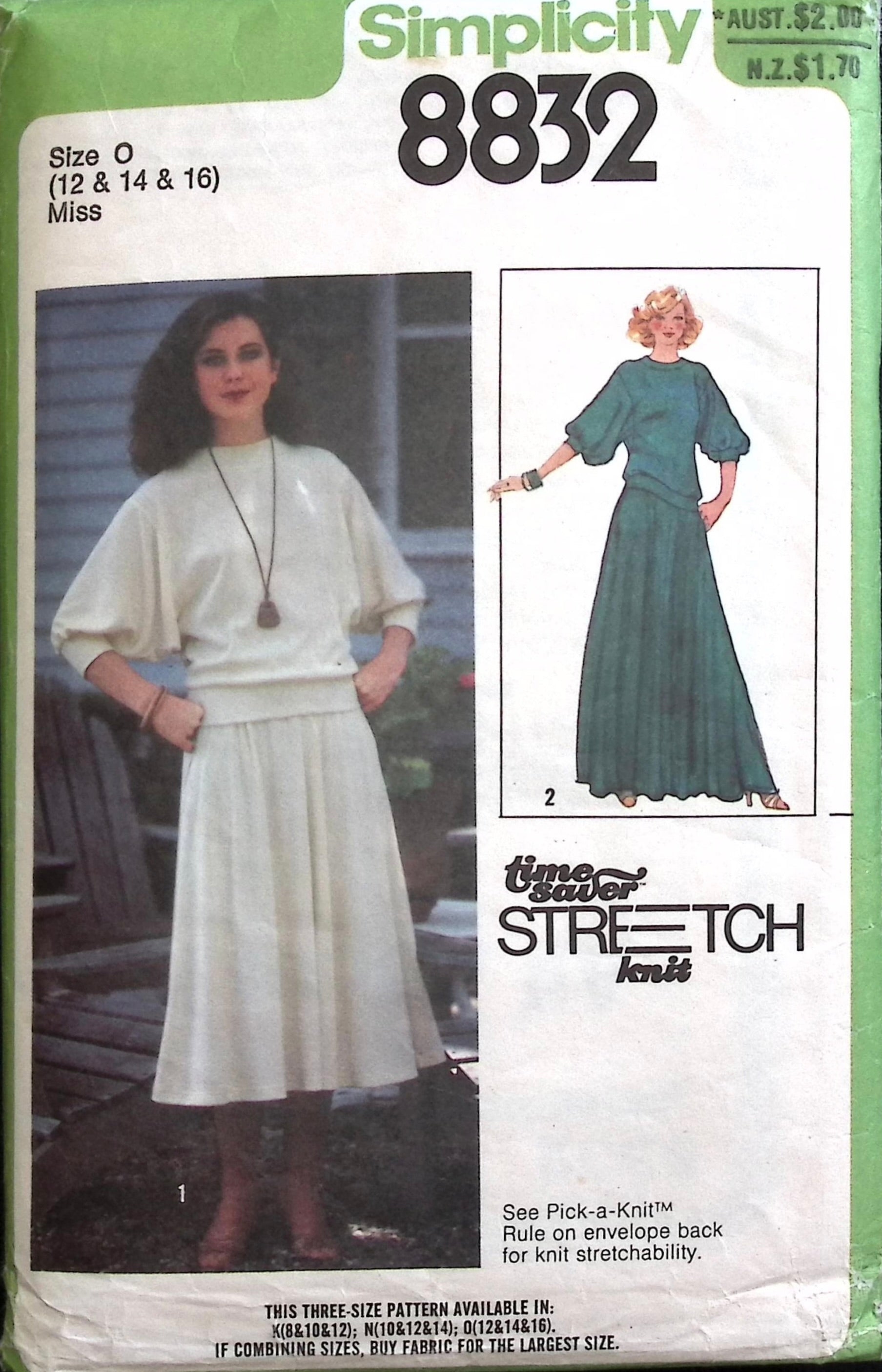 Vintage Sewing Pattern: Simplicity 8832 – Vintage Stitch Australia