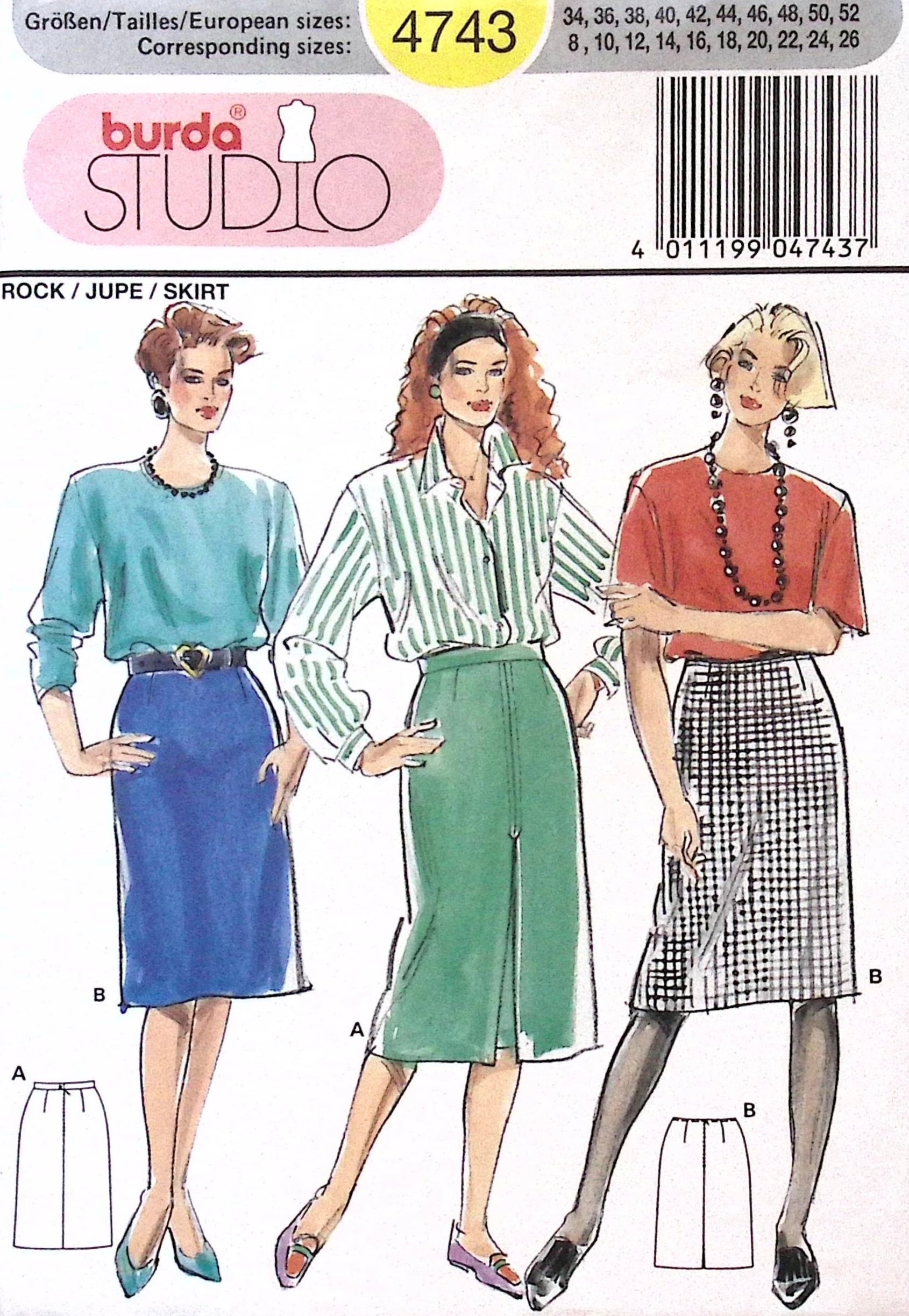 Vintage Sewing Pattern: Burda 4743 – Vintage Stitch Australia