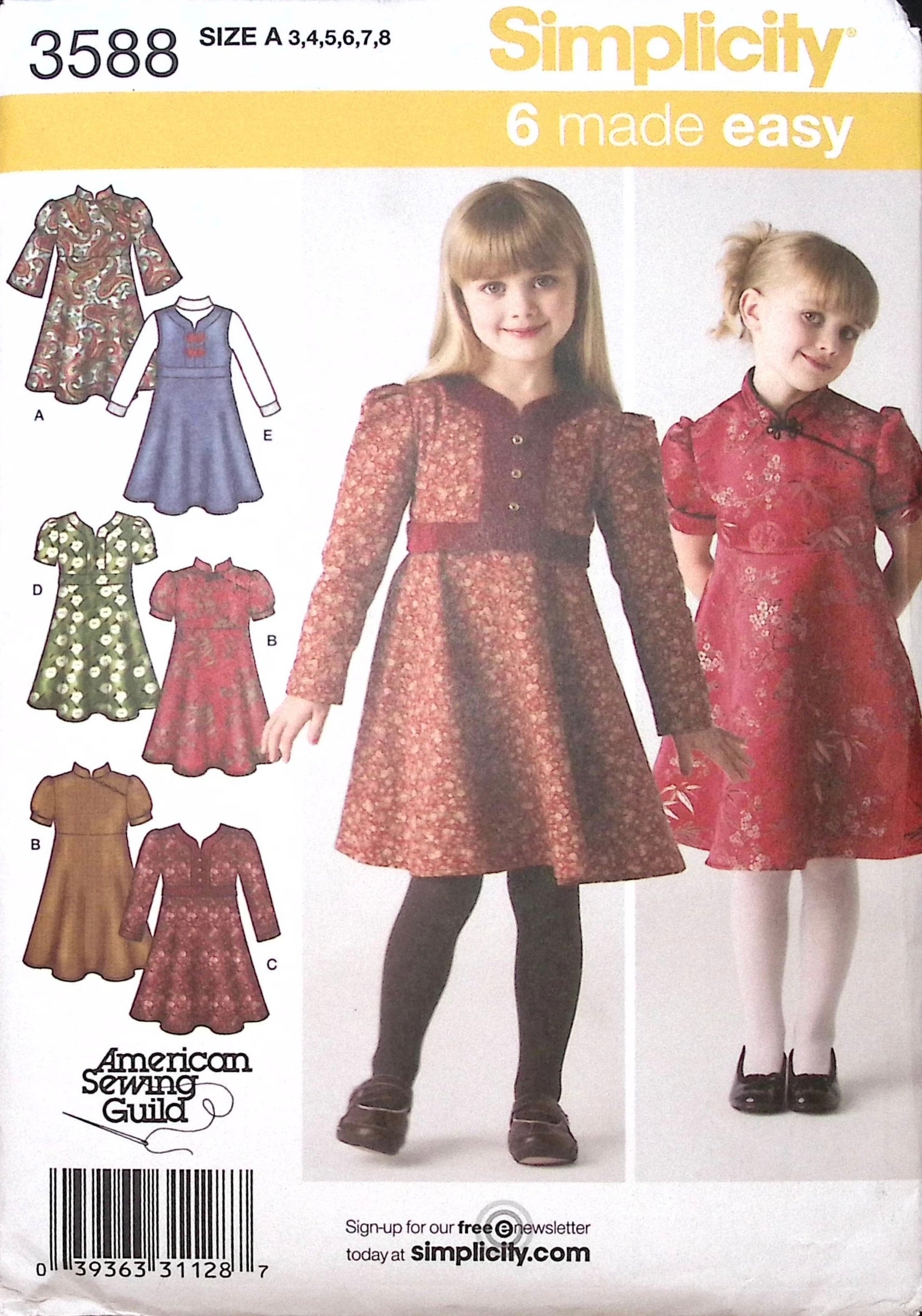 Sewing Pattern: Simplicity 3588 – Vintage Stitch Australia