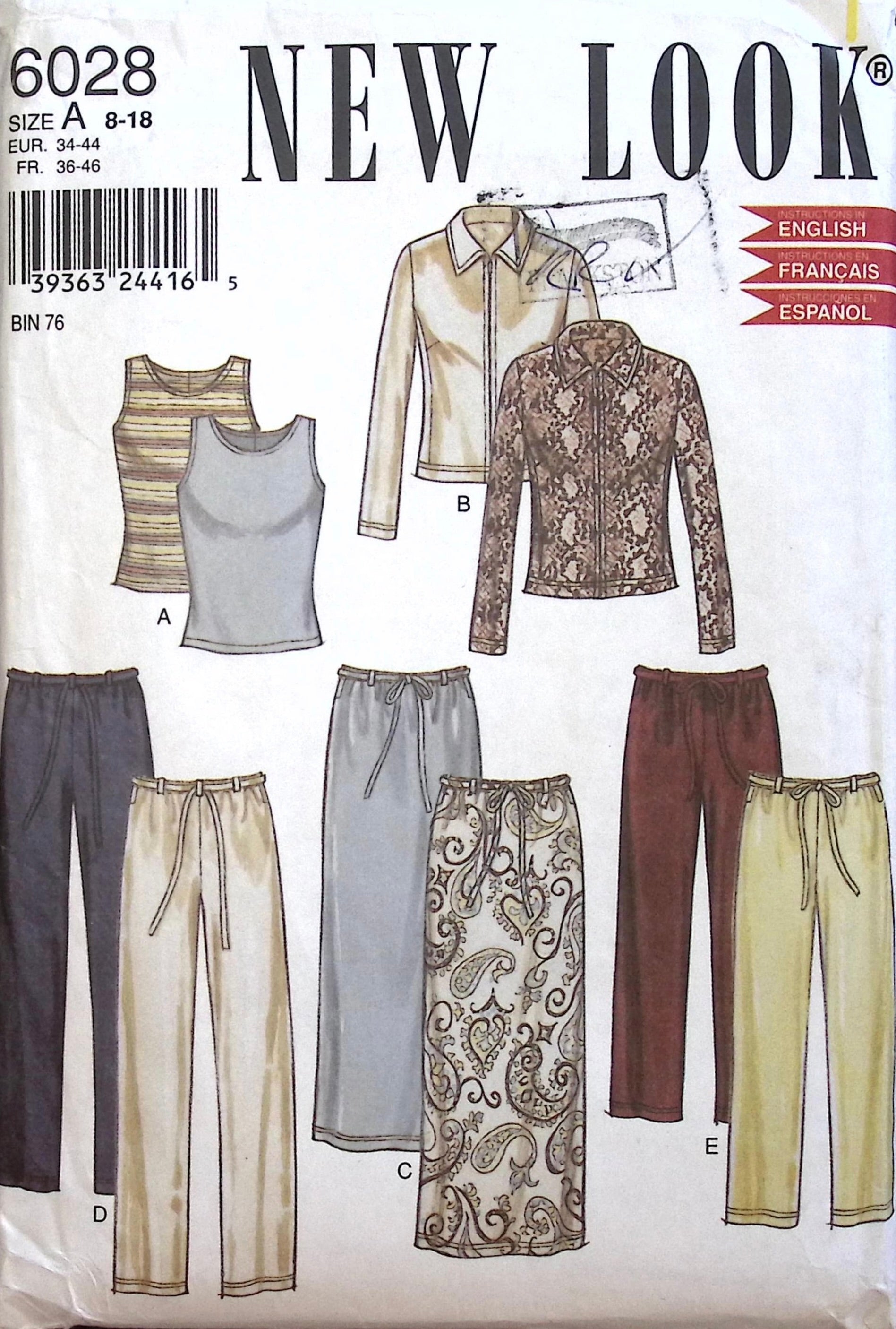 Vintage Sewing Pattern: New Look 6028 – Vintage Stitch Australia