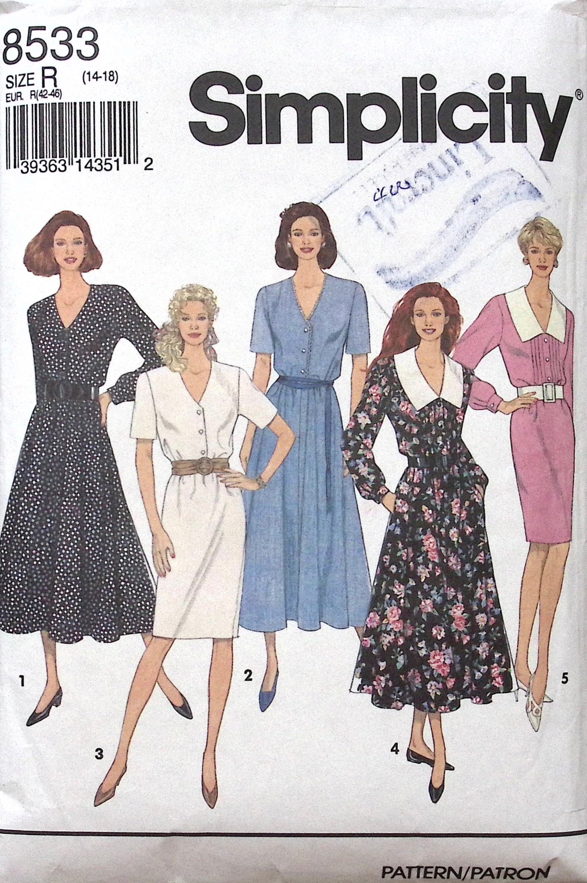 Vintage Sewing Pattern: Simplicity 8533 – Vintage Stitch Australia