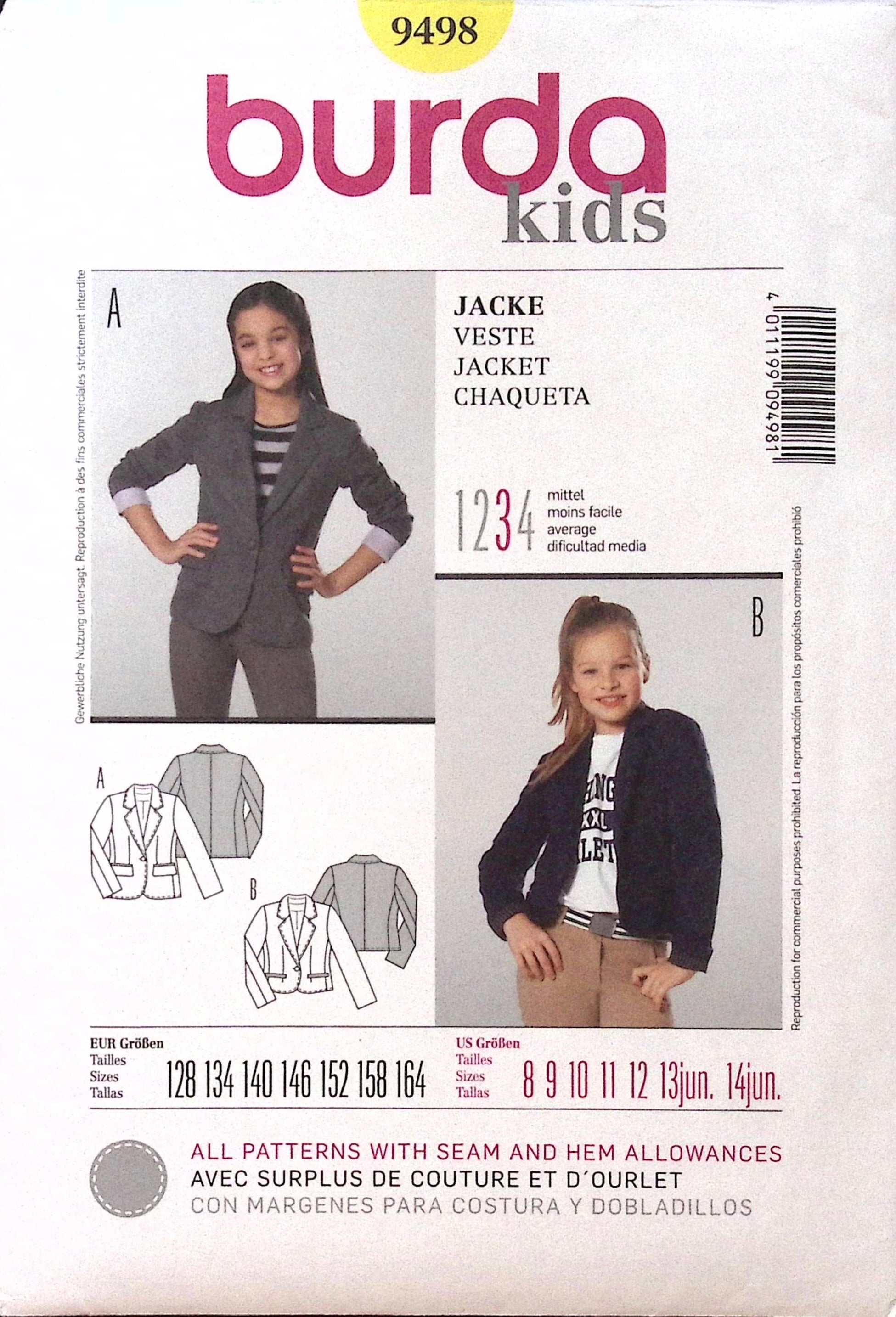 Sewing Pattern: Burda 9498 – Vintage Stitch Australia