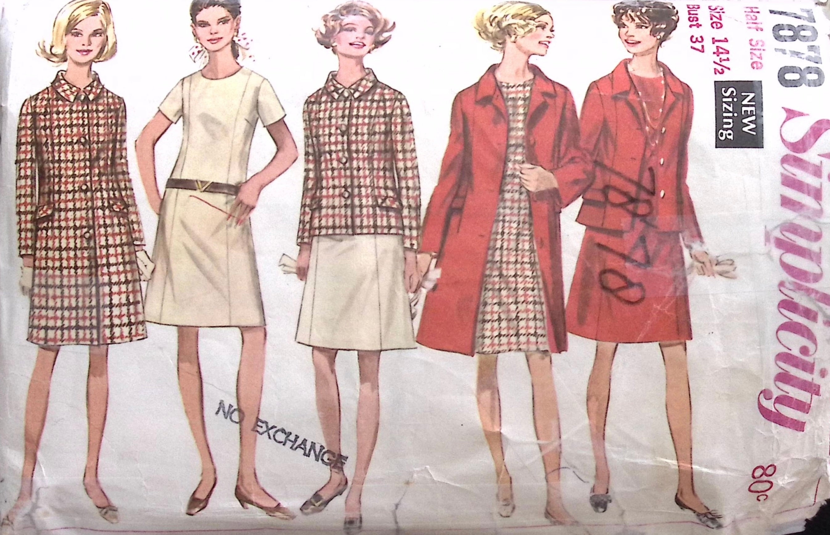 Vintage Sewing Pattern: Simplicity 7878 – Vintage Stitch Australia