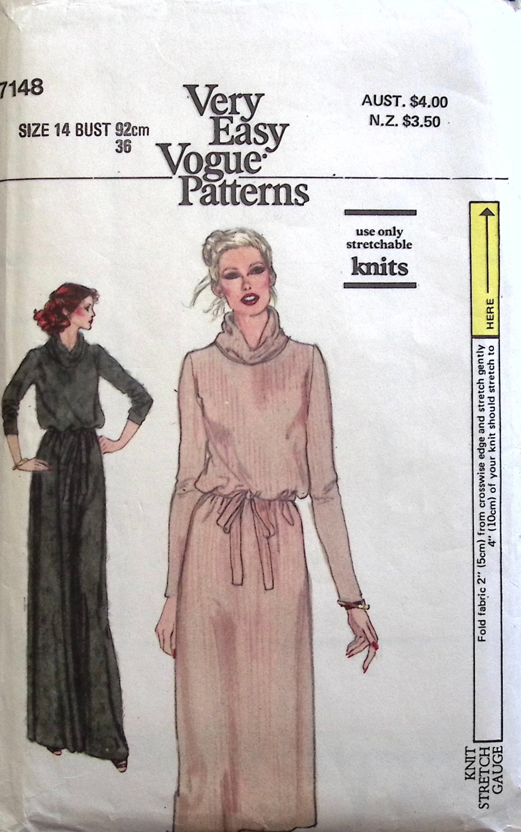 Vintage Sewing Pattern: Vogue 7148 – Vintage Stitch Australia