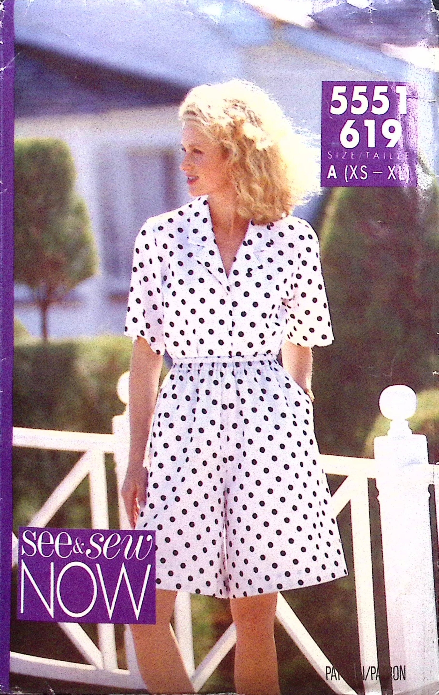 Vintage Sewing Pattern: See & Sew 5551 619 – Vintage Stitch Australia