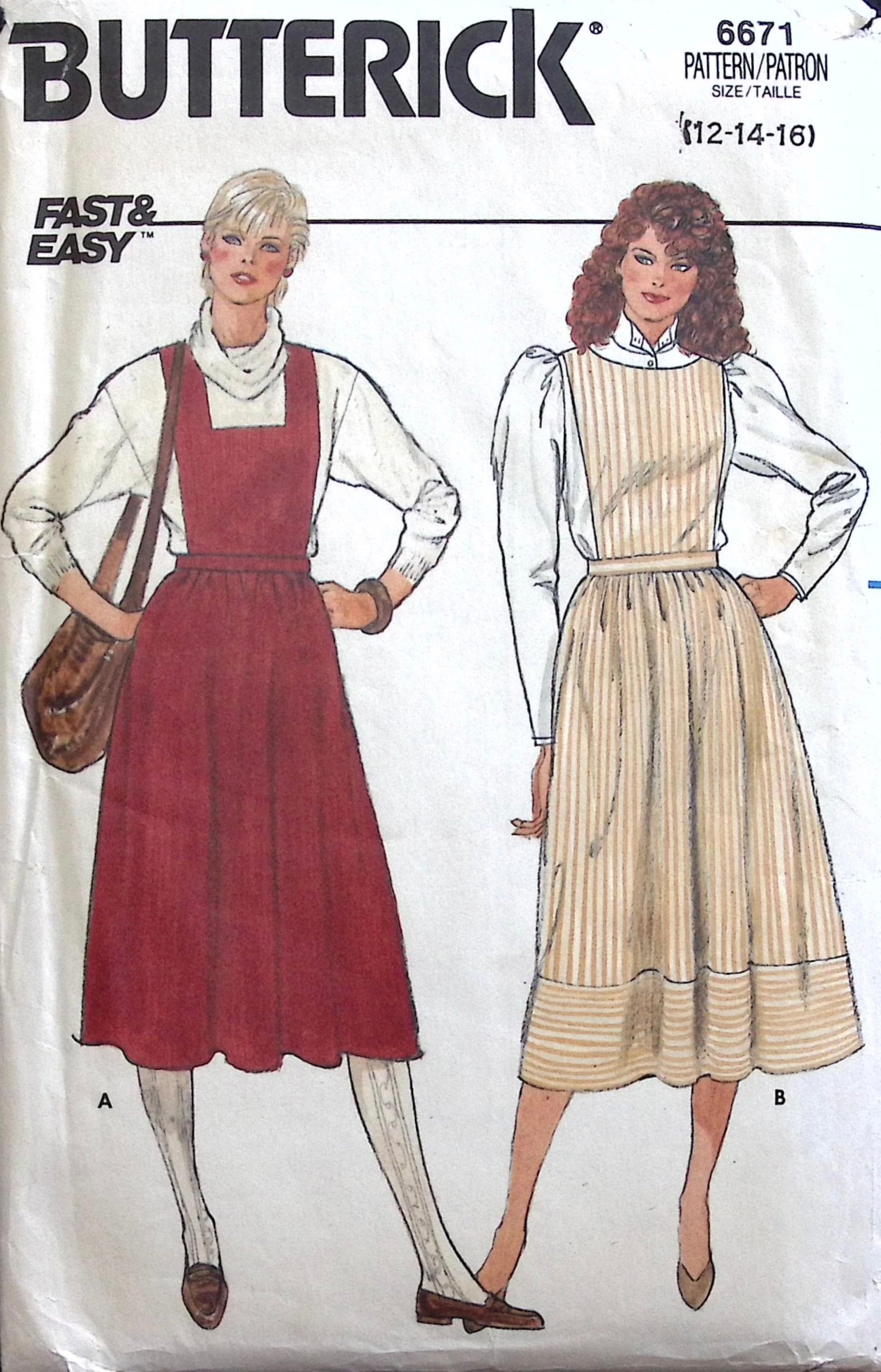 Vintage Sewing Pattern: Butterick 6671 – Vintage Stitch Australia