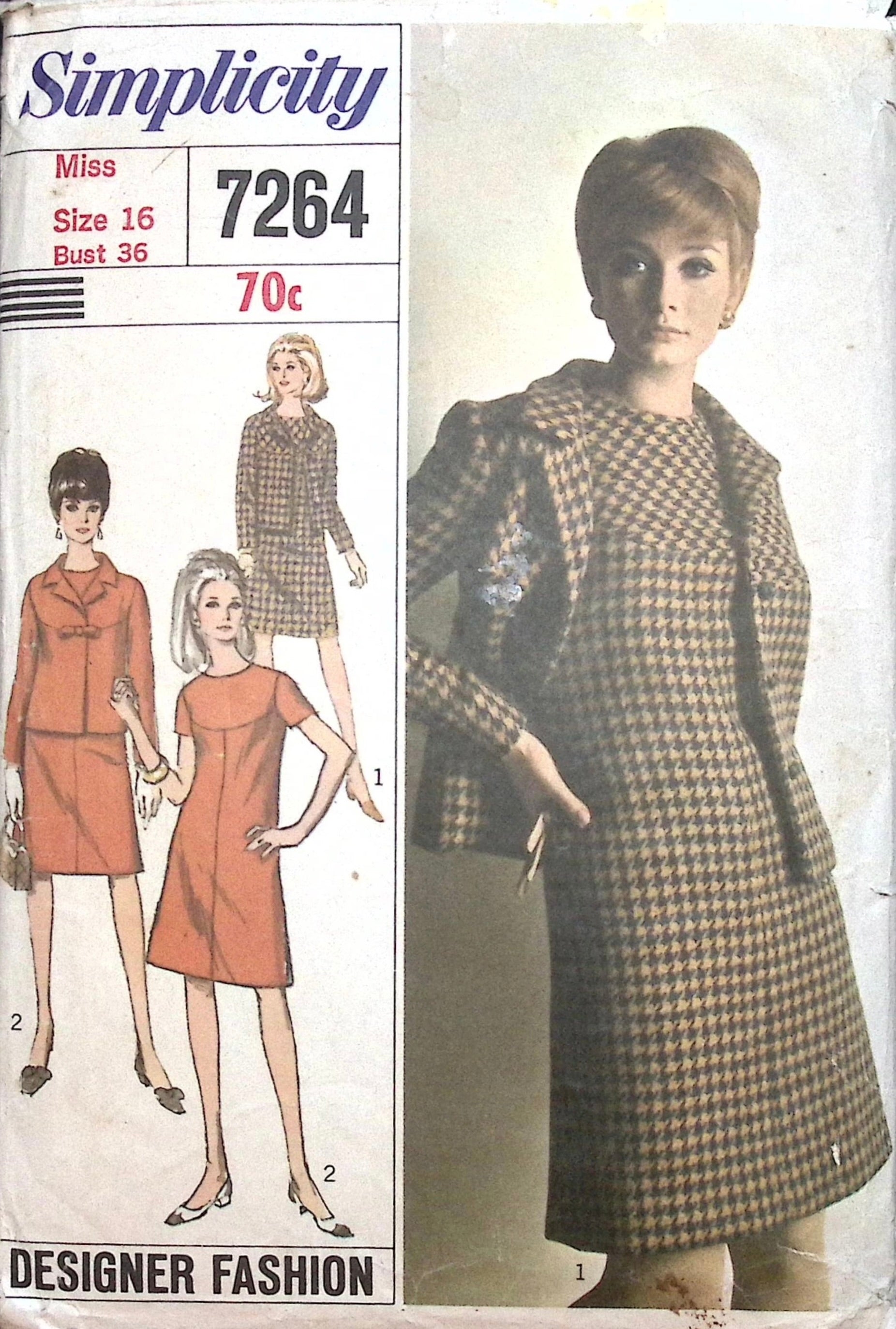 Vintage Sewing Pattern: Simplicity 7264 – Vintage Stitch Australia