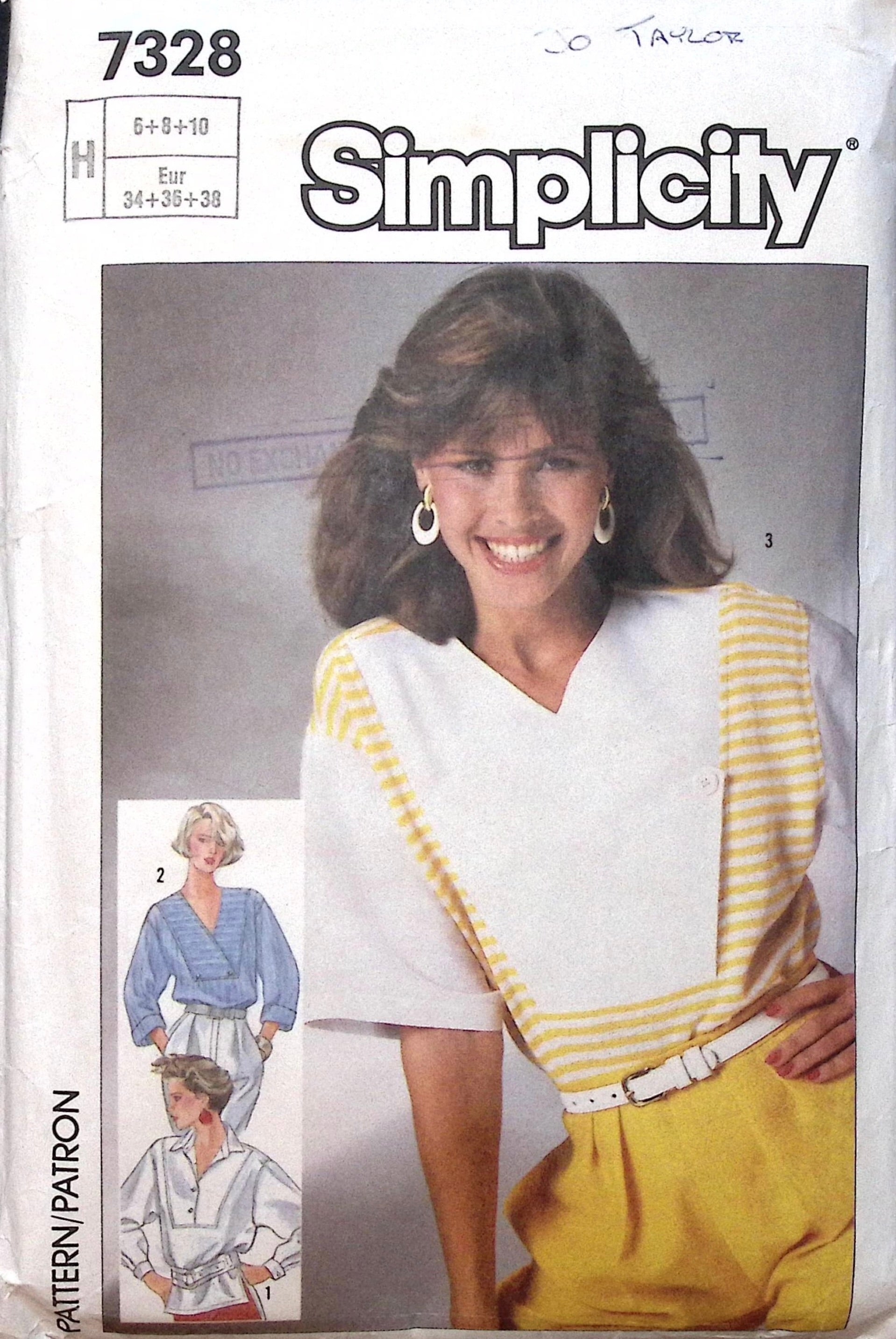 Vintage Sewing Pattern: Simplicity 7328 – Vintage Stitch Australia