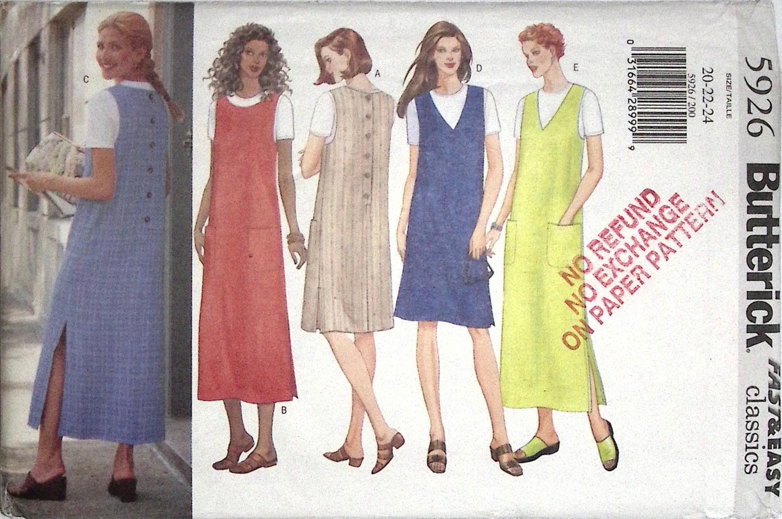 Vintage Sewing Pattern: Butterick 5926 – Vintage Stitch Australia