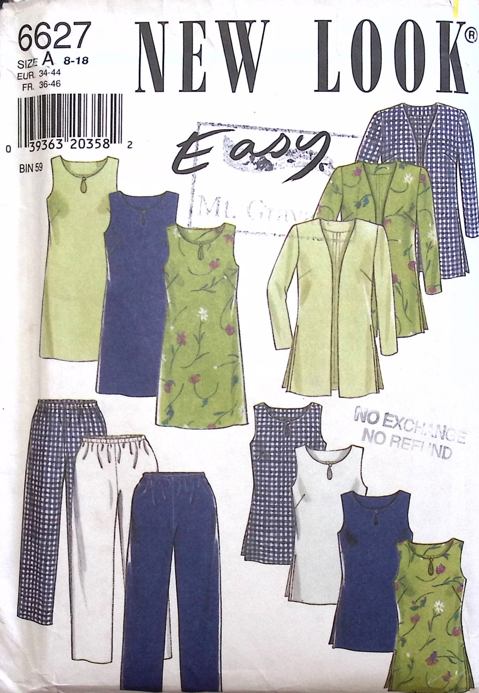 Vintage Sewing Pattern: New Look 6627 – Vintage Stitch Australia