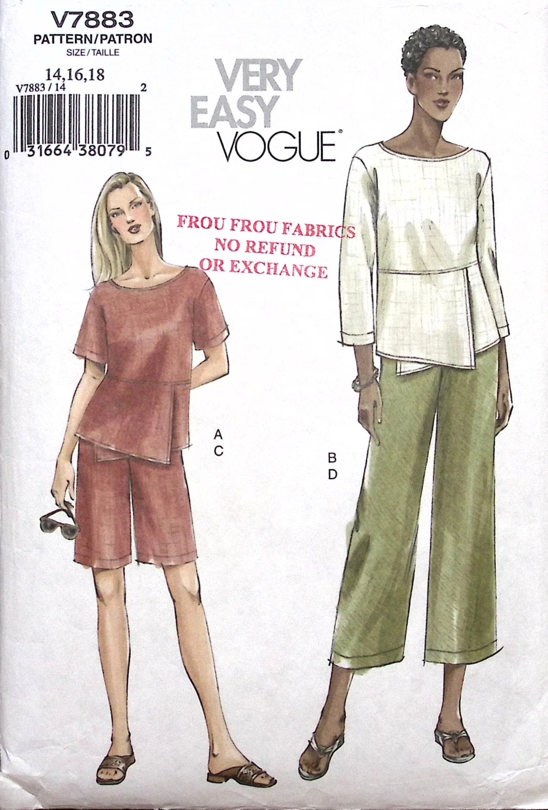 Sewing Pattern: Vogue V7883 – Vintage Stitch Australia