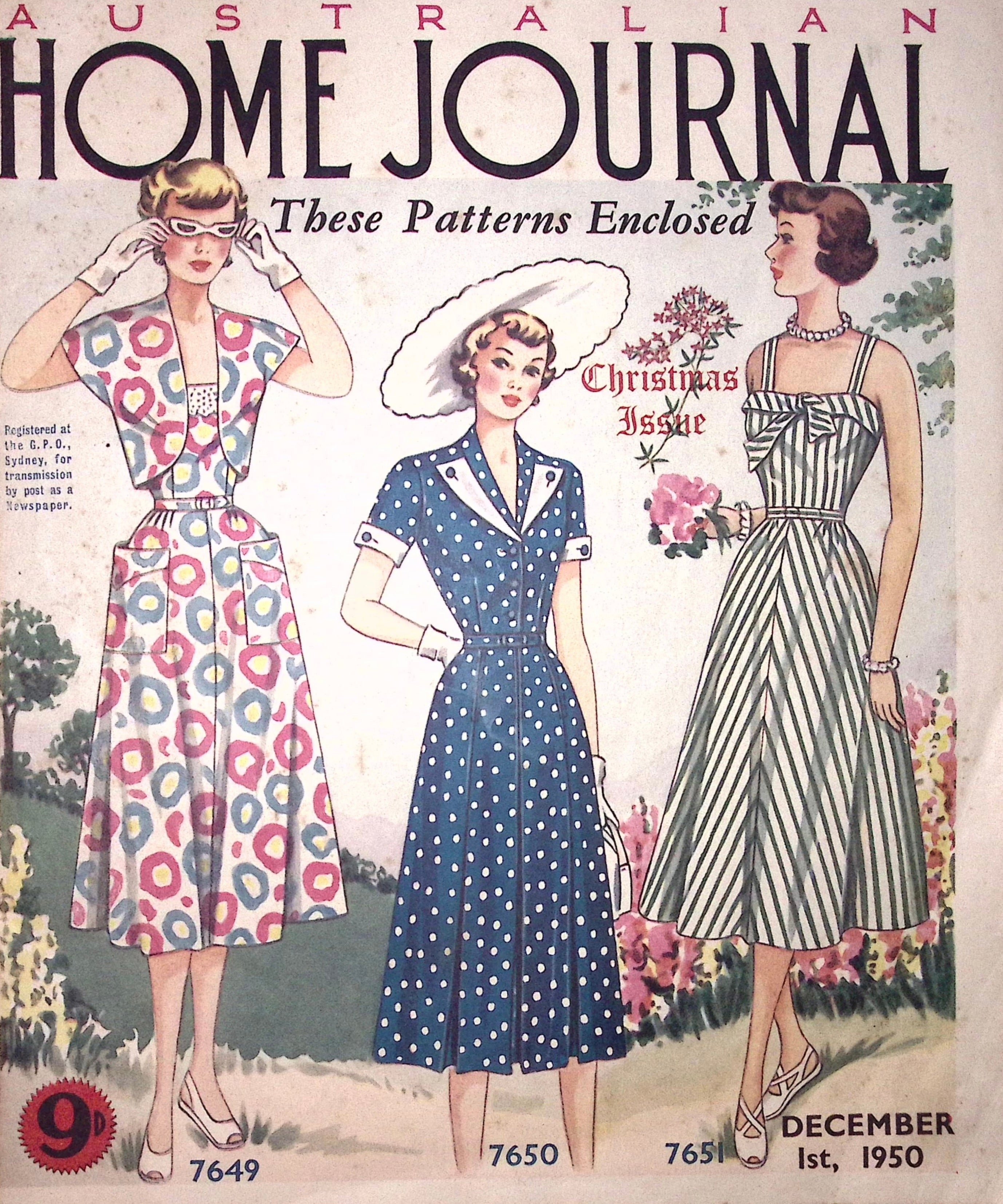 Australian Home Journal Magazine: December 1st 1950 – Vintage Stitch ...