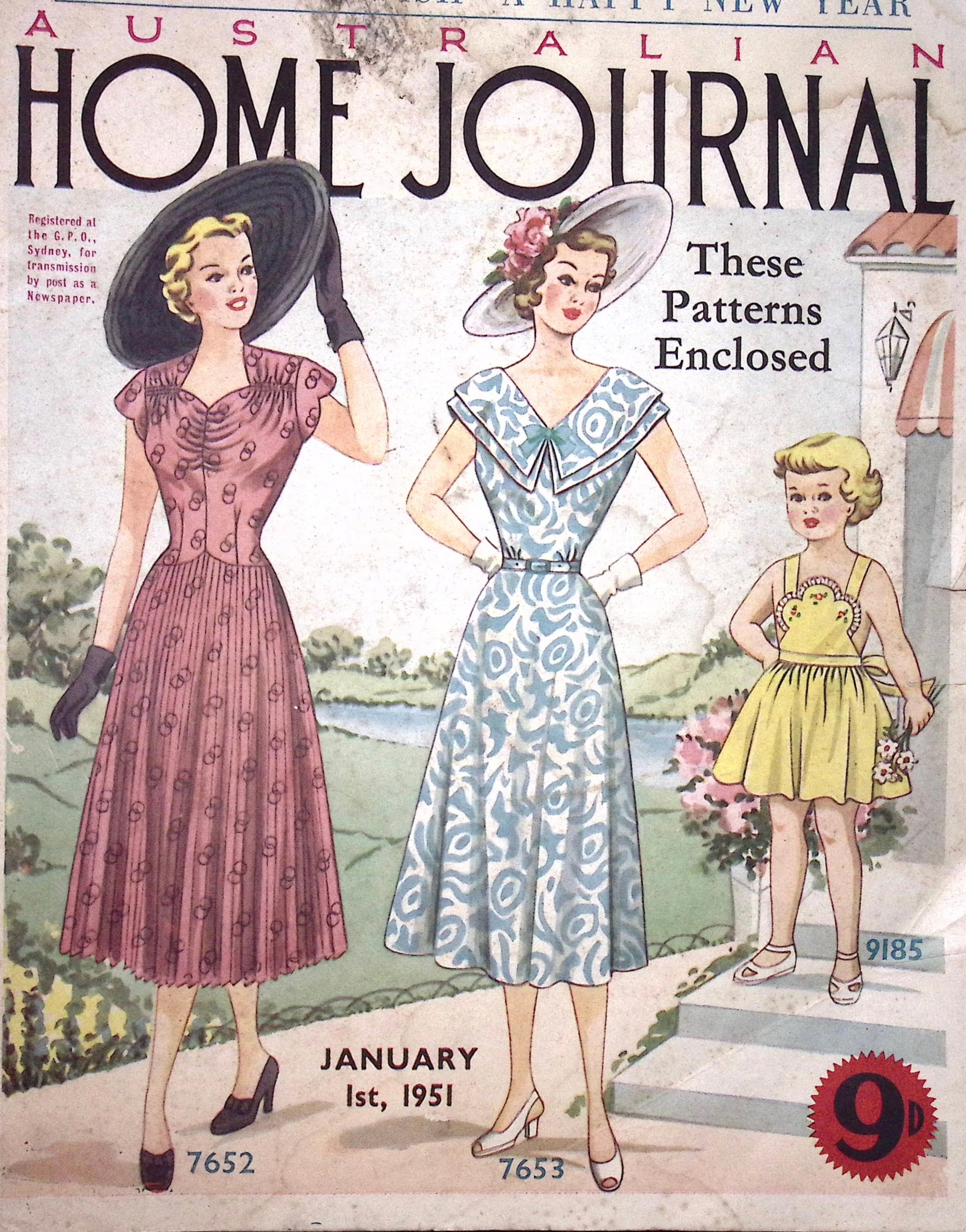 Australian Home Journal Magazine: January 1st 1951 – Vintage Stitch ...