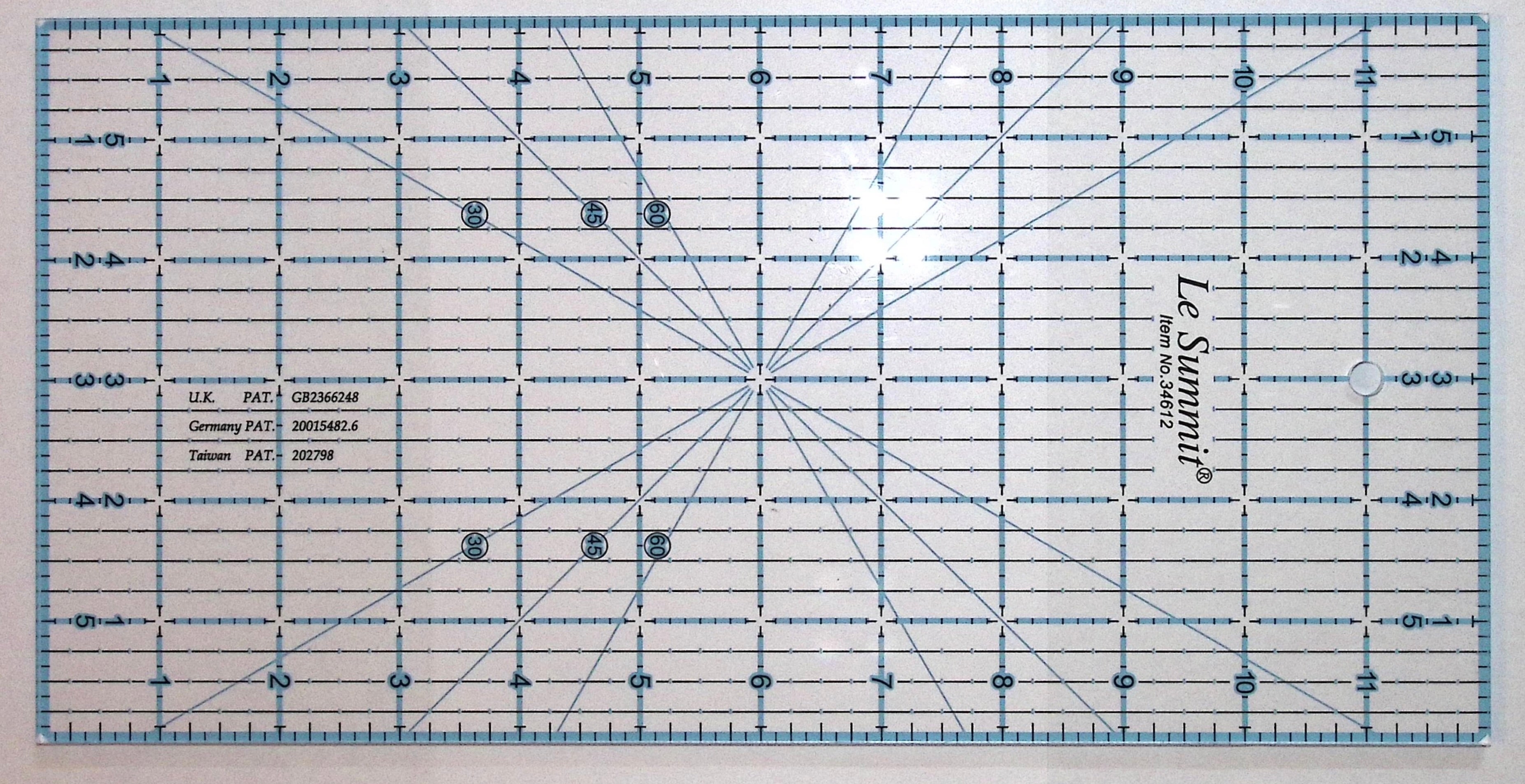 Birch Le Summit Quilt Ruler Imperial – Vintage Stitch Australia