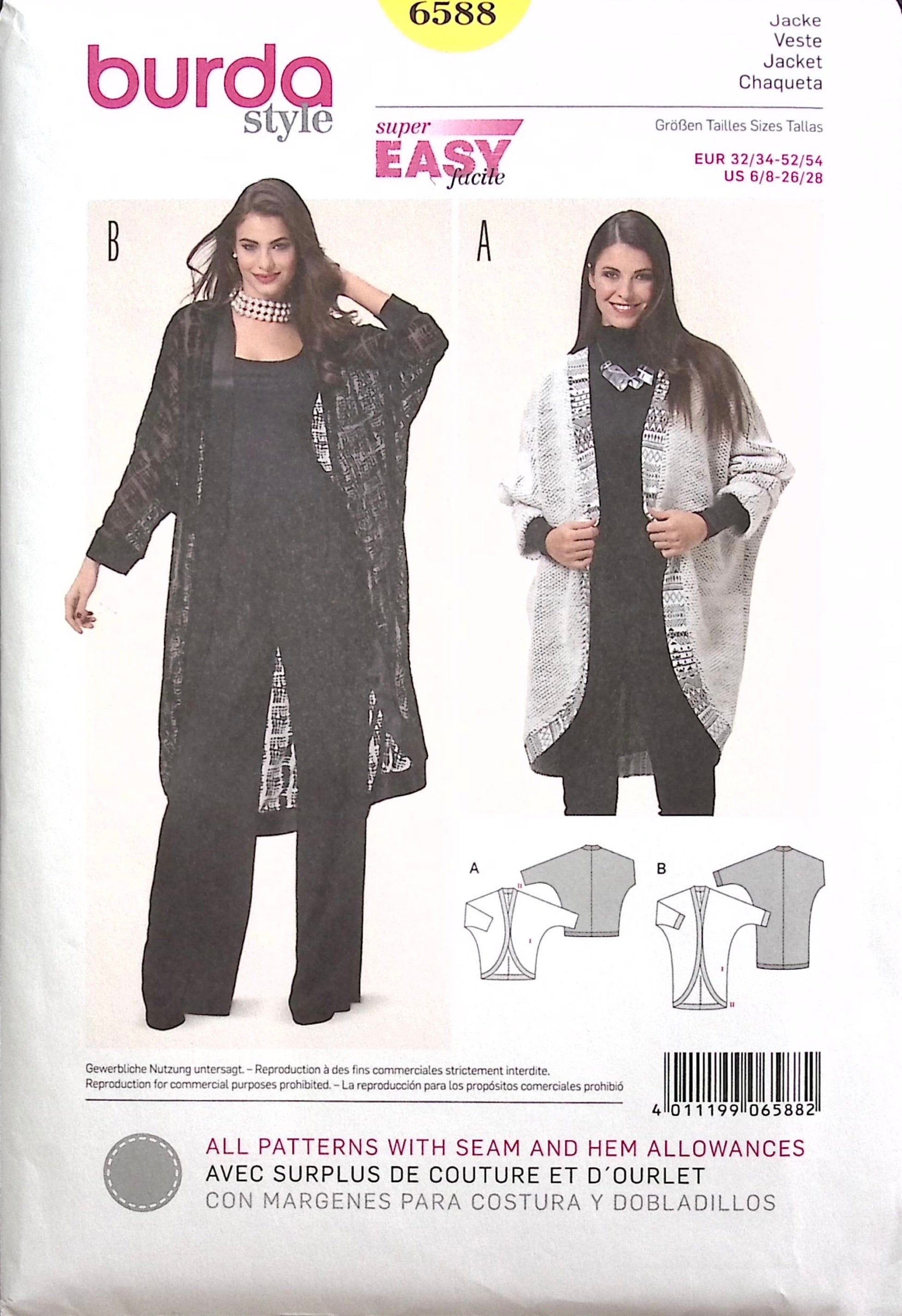 Sewing Pattern: Burda 6588 – Vintage Stitch Australia