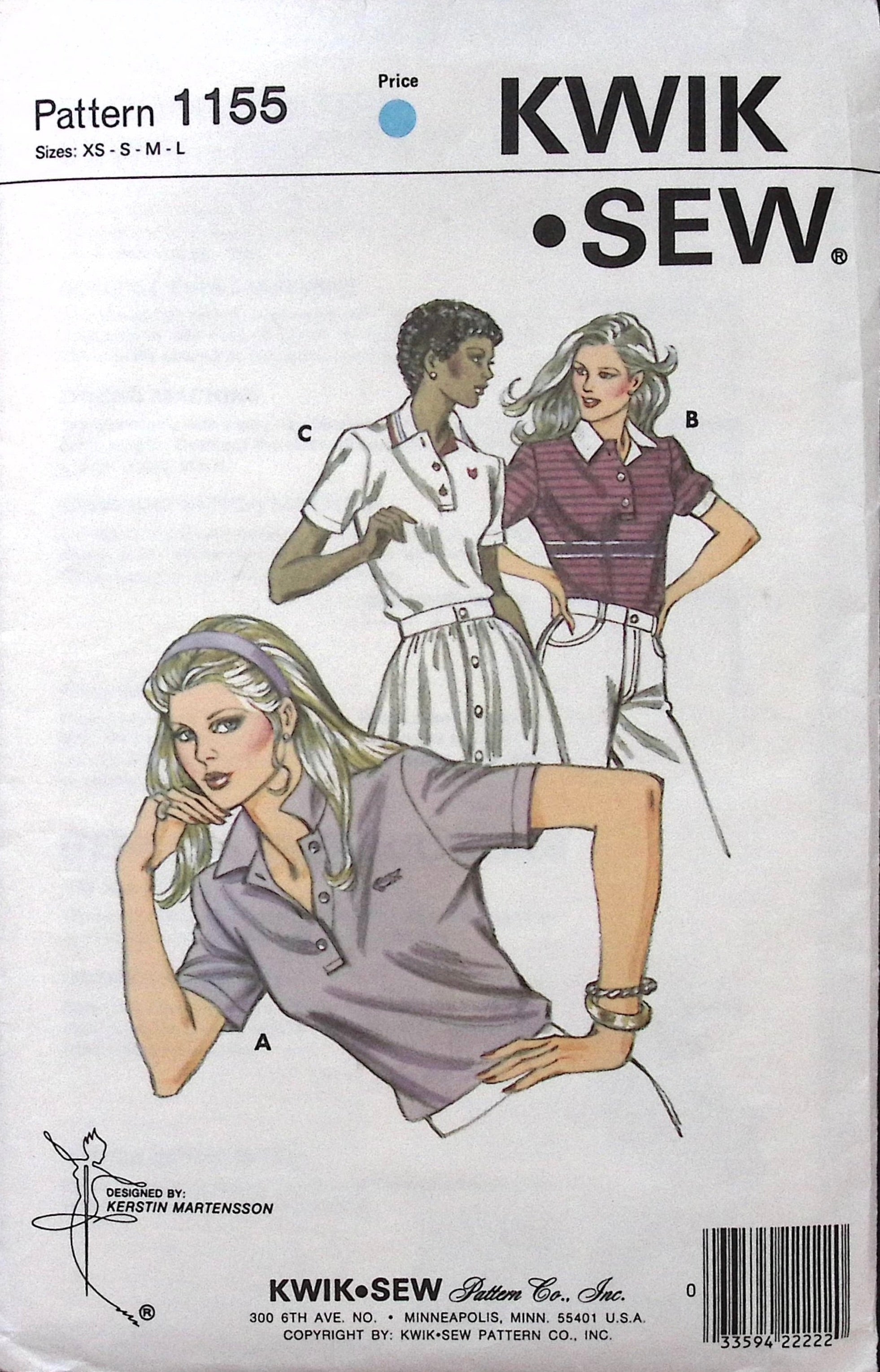 Vintage Sewing Pattern: Kwik Sew 1155 – Vintage Stitch Australia