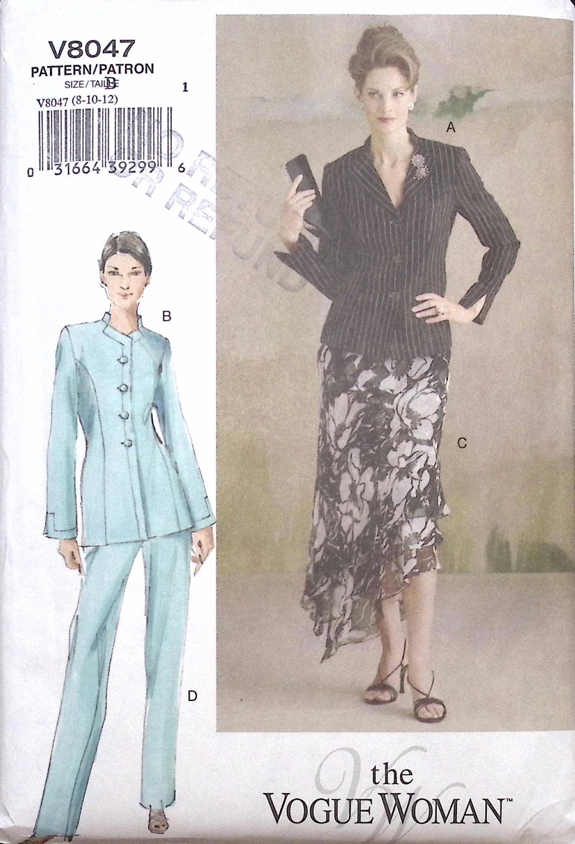 Sewing Pattern: Vogue V8047 – Vintage Stitch Australia