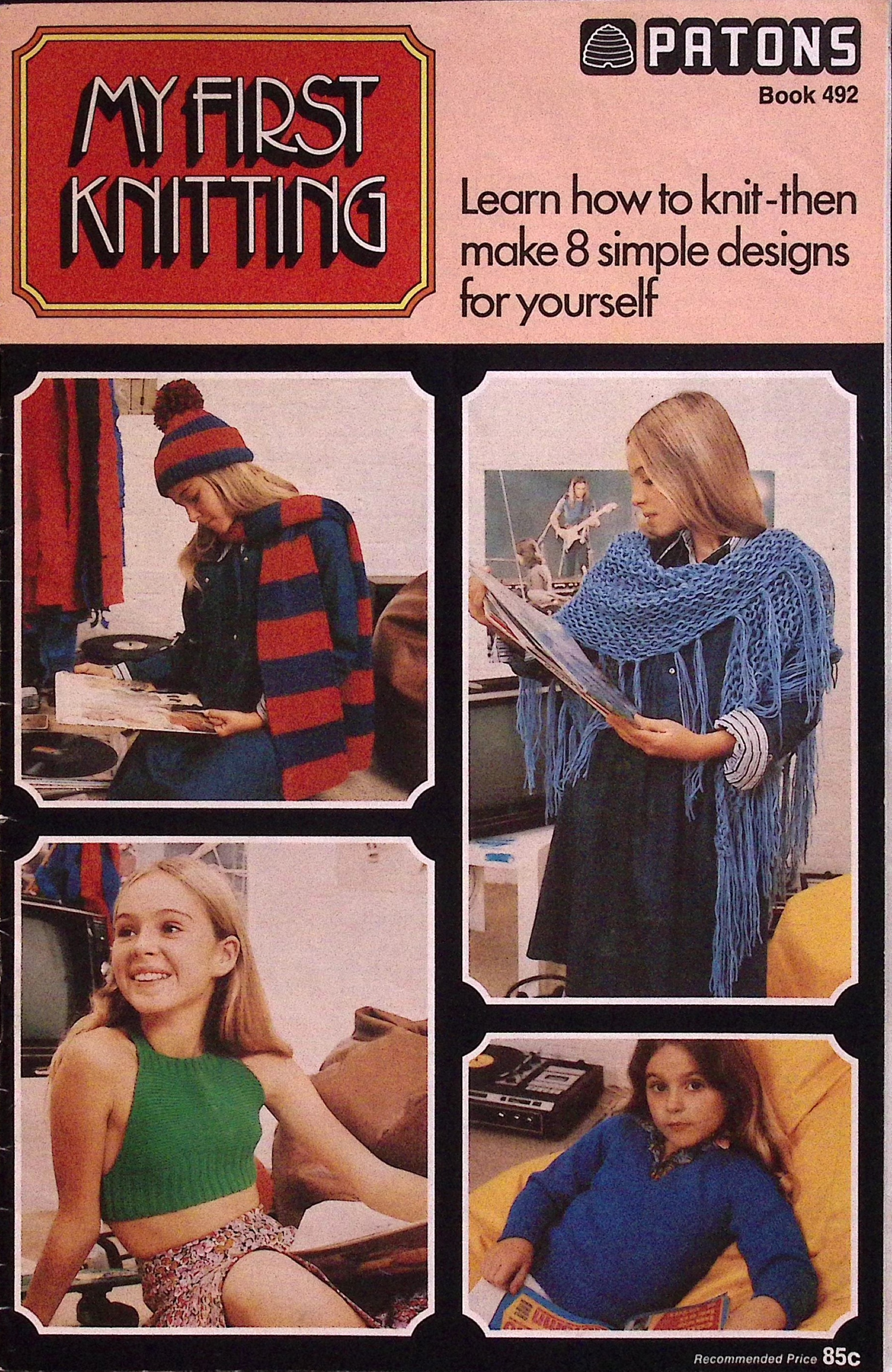 Patons My First Knitting Book 492 – Vintage Stitch Australia