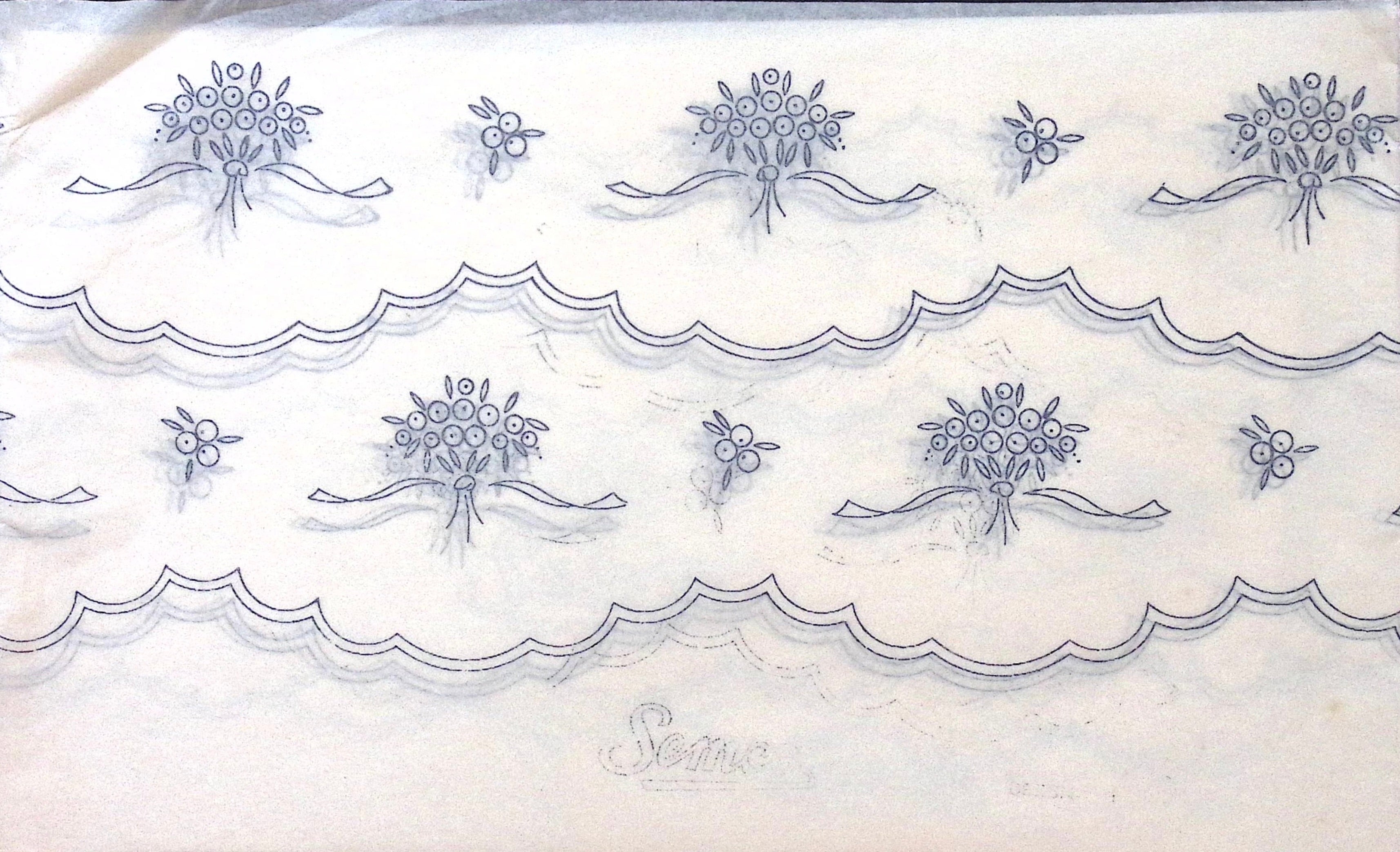 Vintage Embroidery Transfer Semco – Vintage Stitch Australia