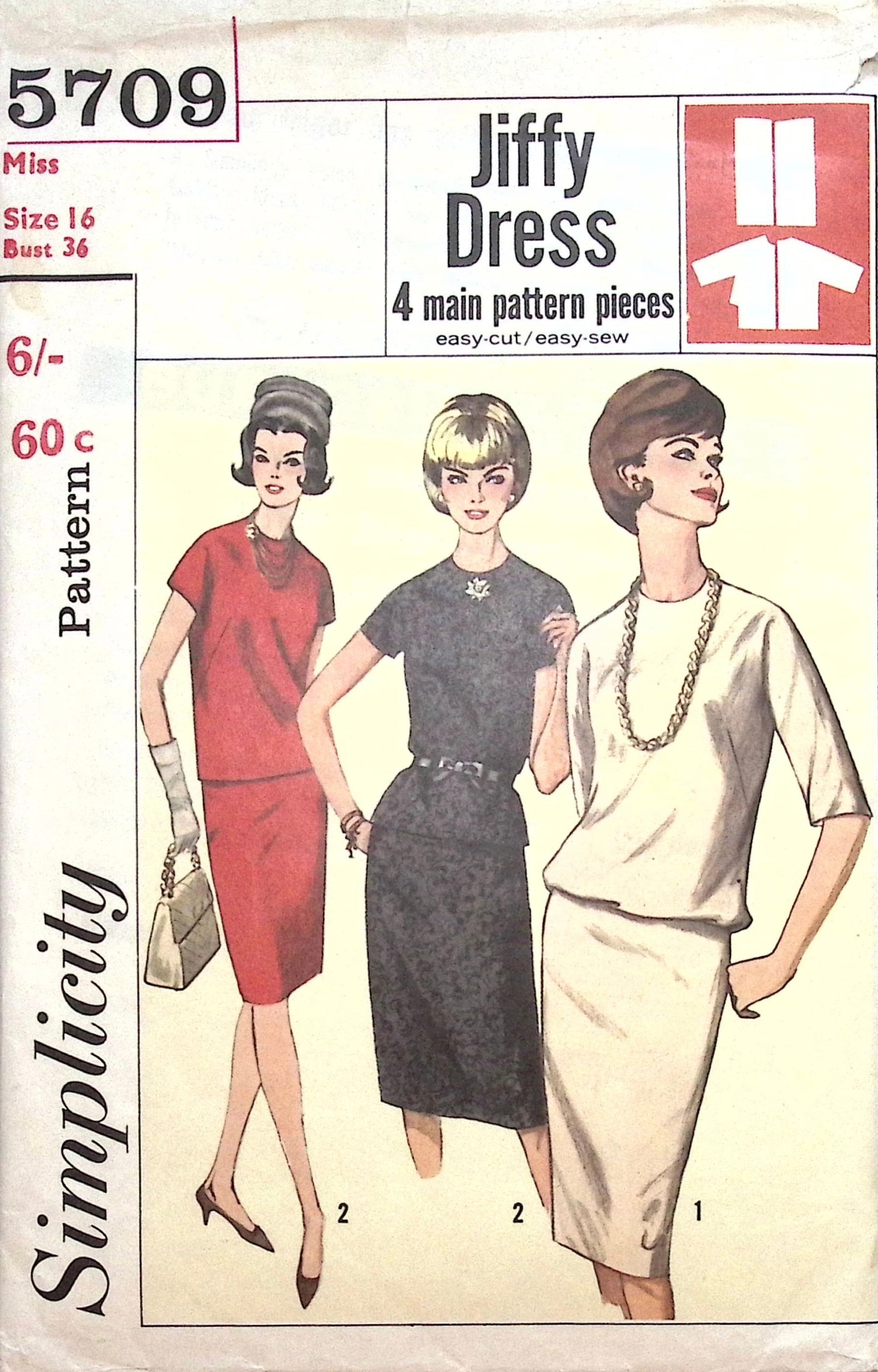 Vintage Sewing Pattern: Simplicity 5709 – Vintage Stitch Australia