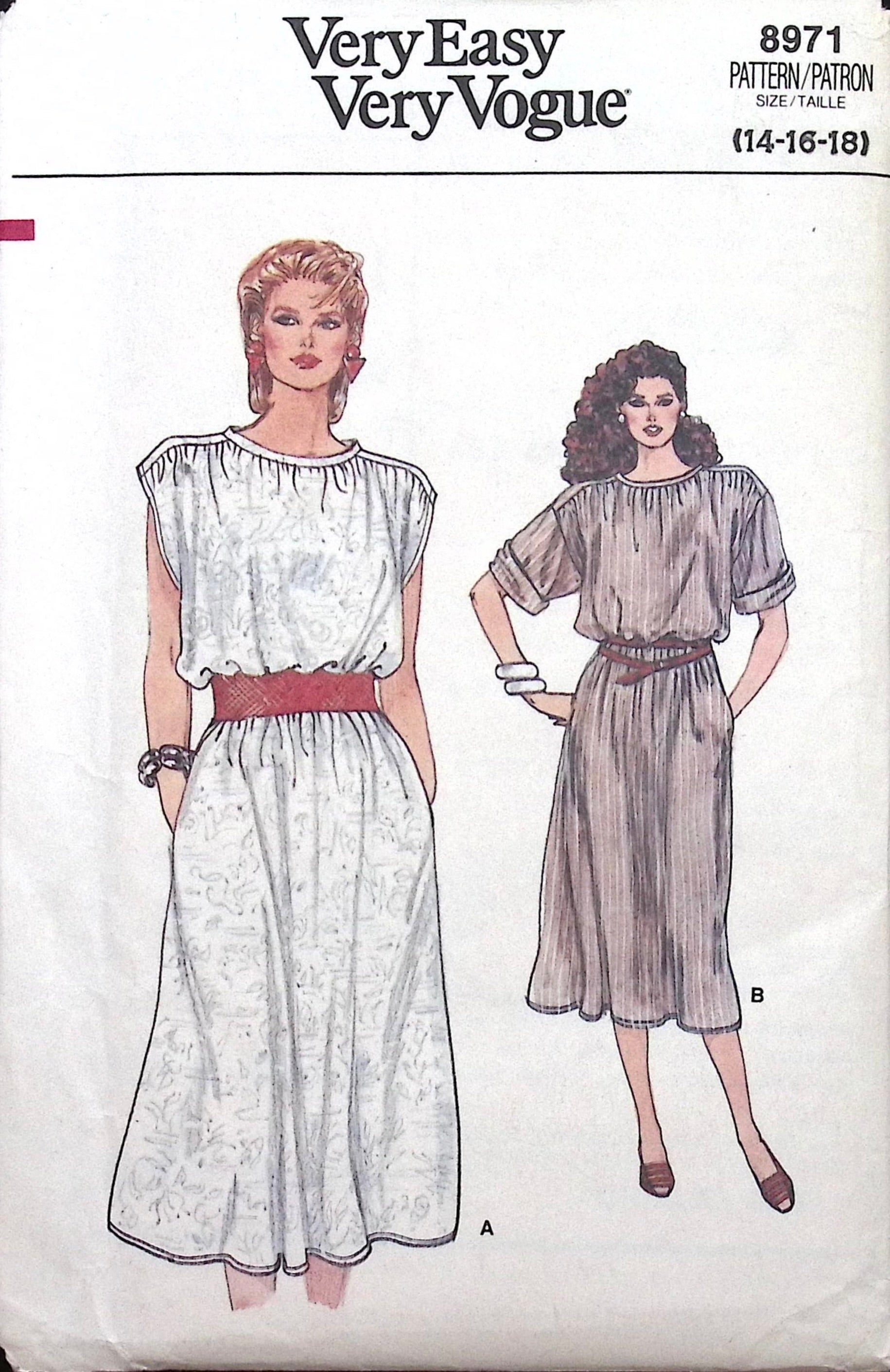 Vintage Sewing Pattern: Vogue 8971 – Vintage Stitch Australia