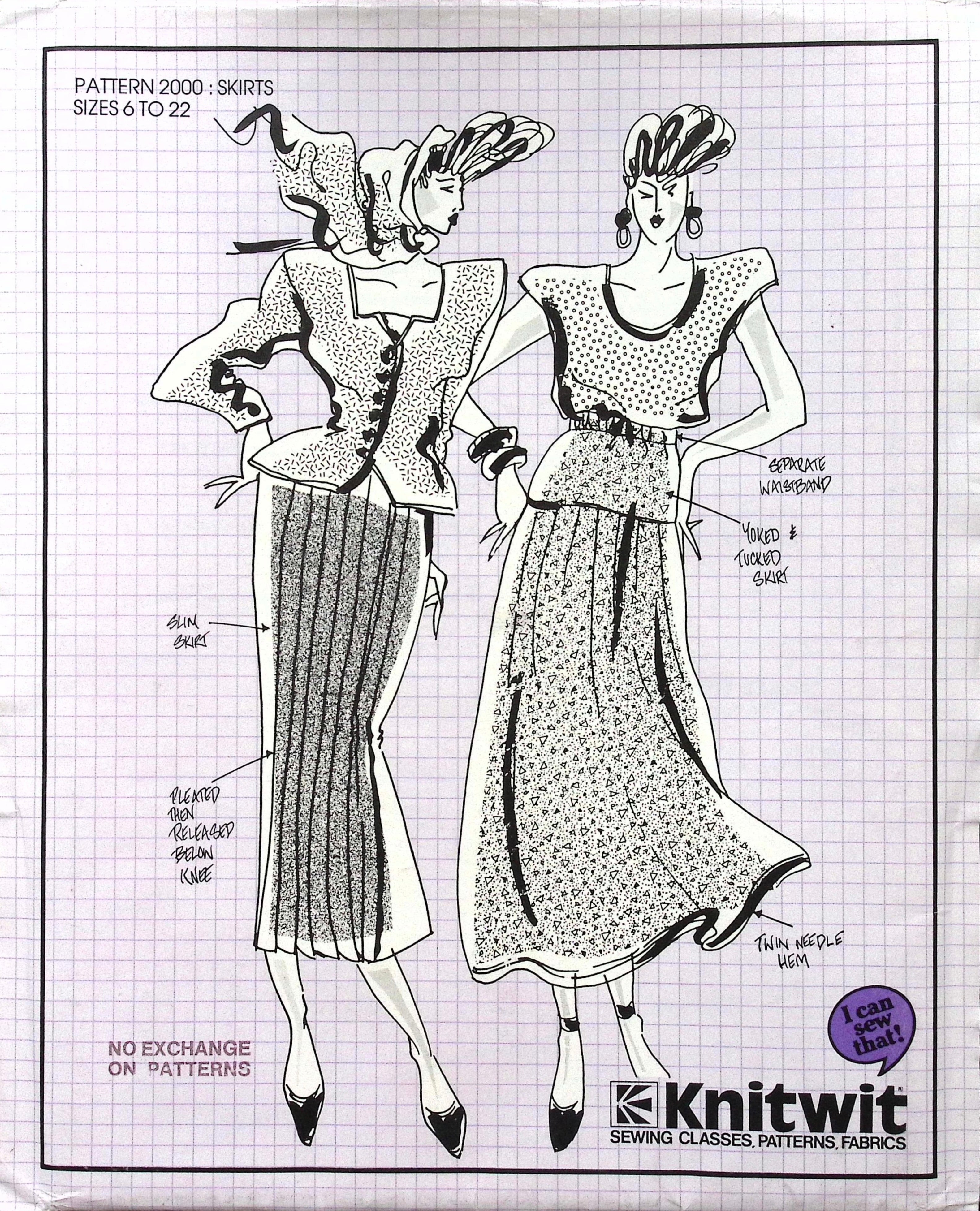 Vintage Sewing Pattern: Knitwit 2000 – Vintage Stitch Australia