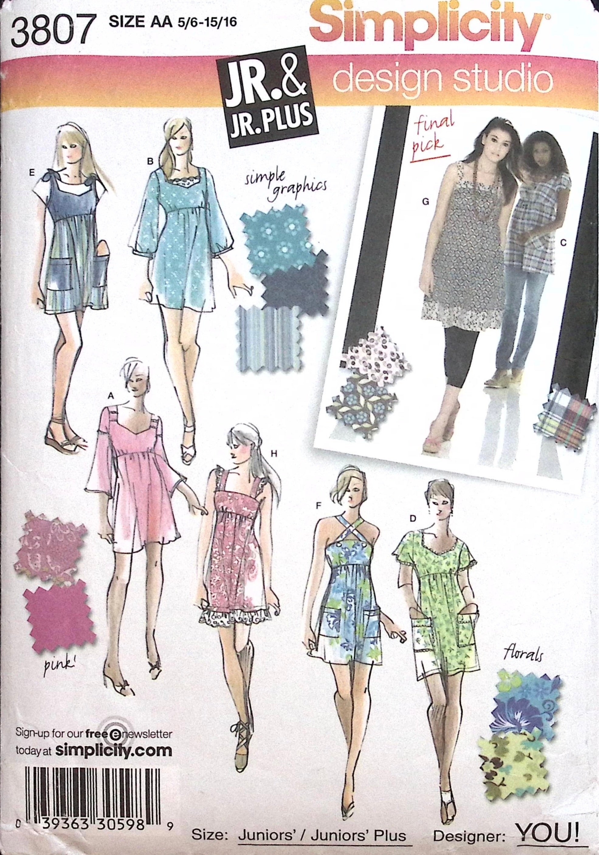 Sewing Pattern: Simplicity 3807 – Vintage Stitch Australia