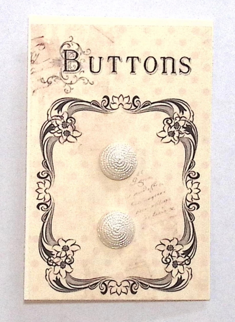 Vintage Pearl Carved Dome Buttons – Vintage Stitch Australia