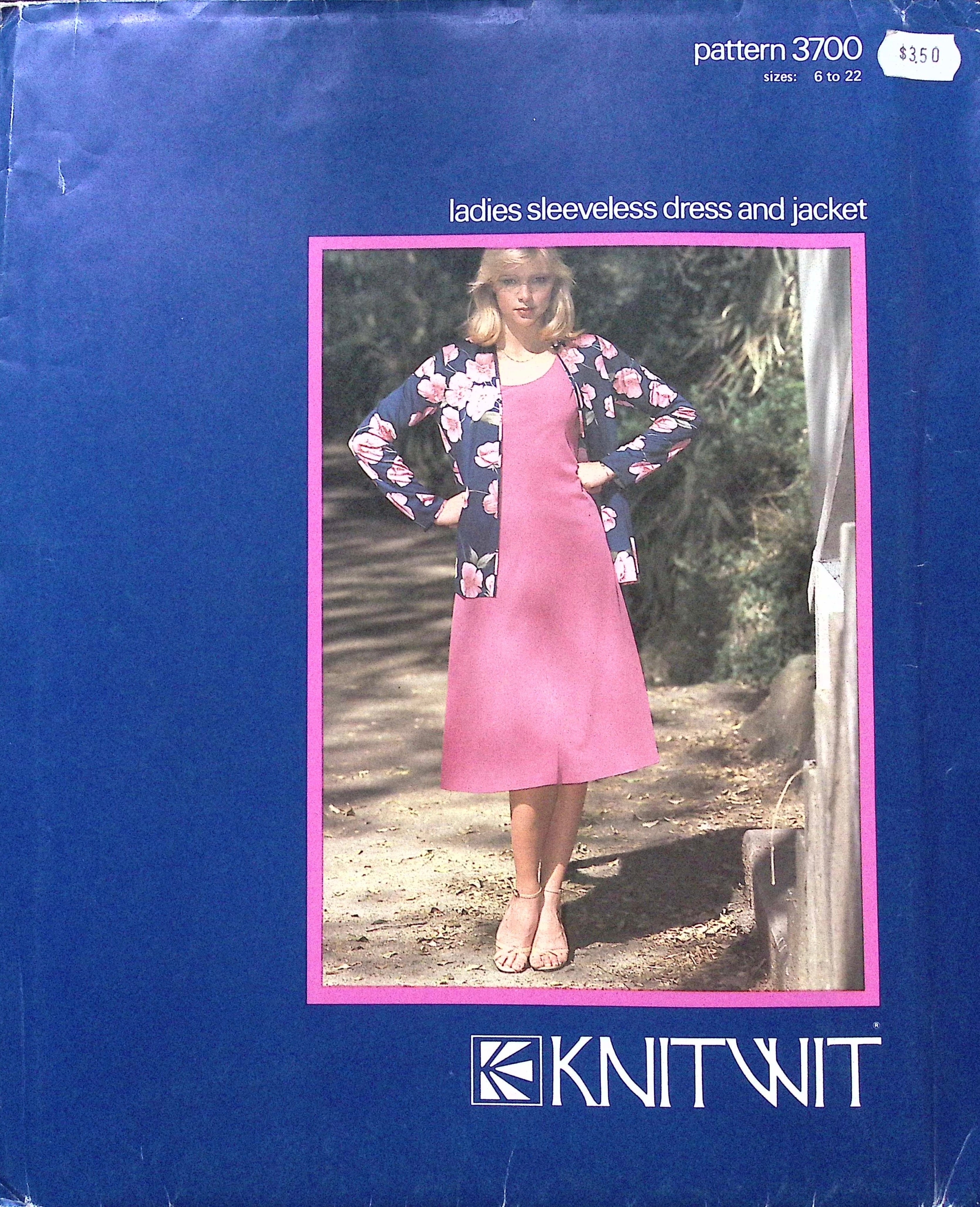 Vintage Sewing Pattern: Knitwit 3700 – Vintage Stitch Australia