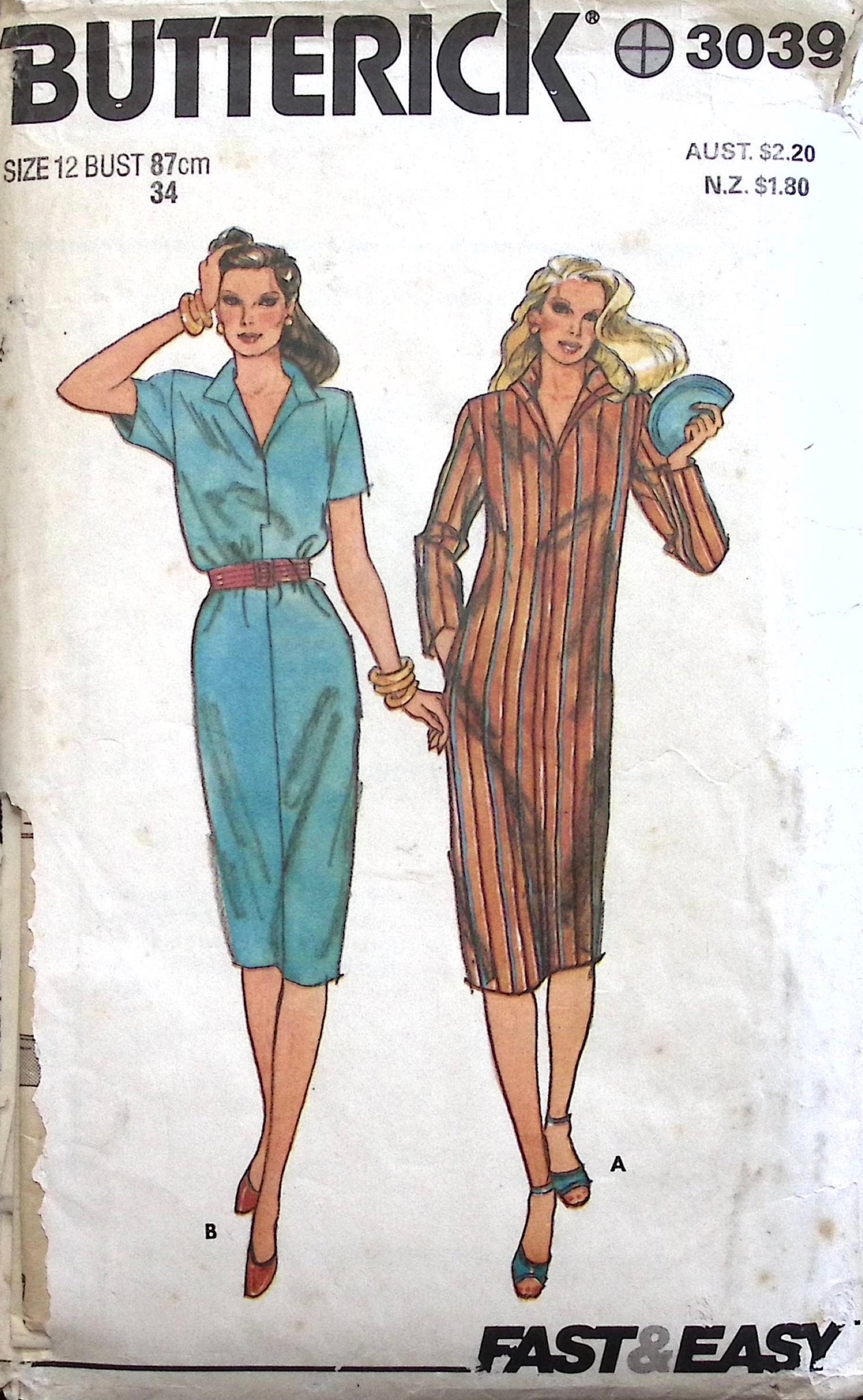 Vintage Sewing Pattern: Butterick 3039 – Vintage Stitch Australia