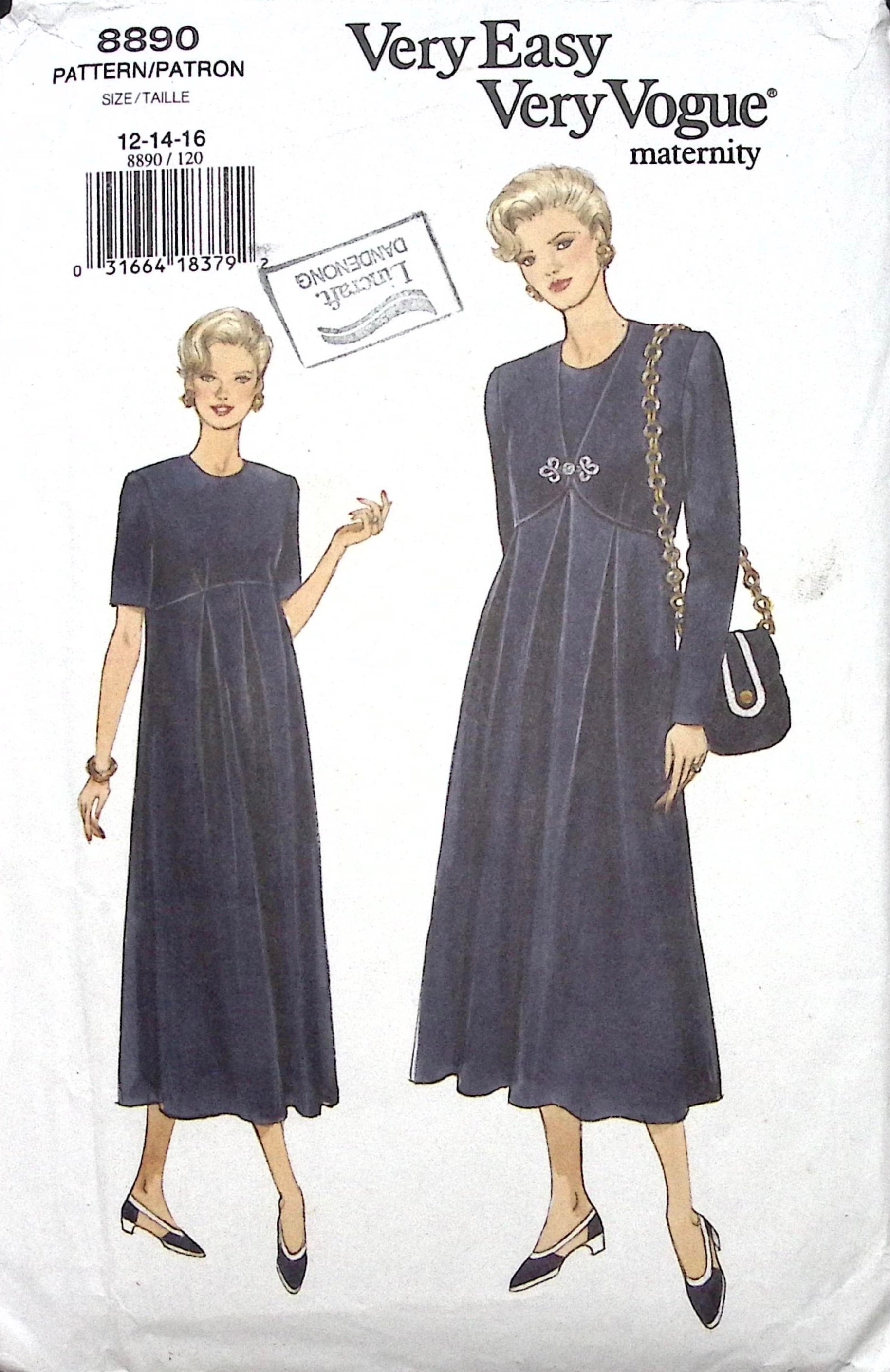 Vintage Sewing Pattern: Vogue 8890 – Vintage Stitch Australia
