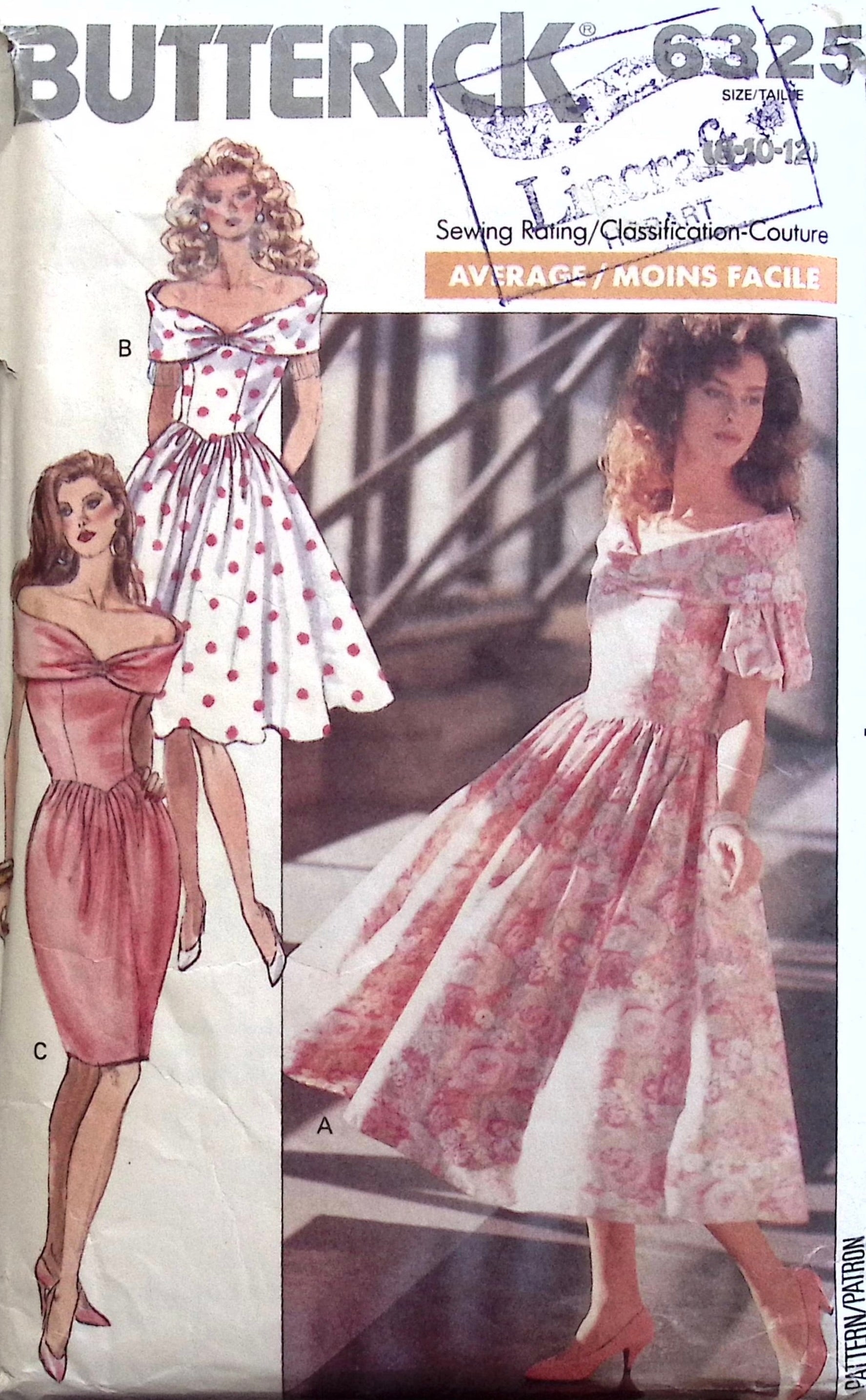 Vintage Sewing Pattern: Butterick 6325 – Vintage Stitch Australia