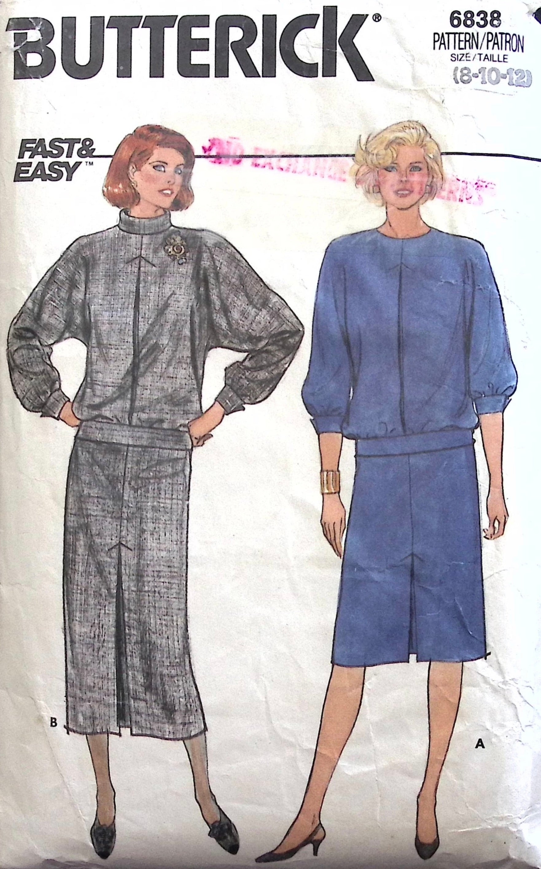 Vintage Sewing Pattern: Butterick 6838 – Vintage Stitch Australia