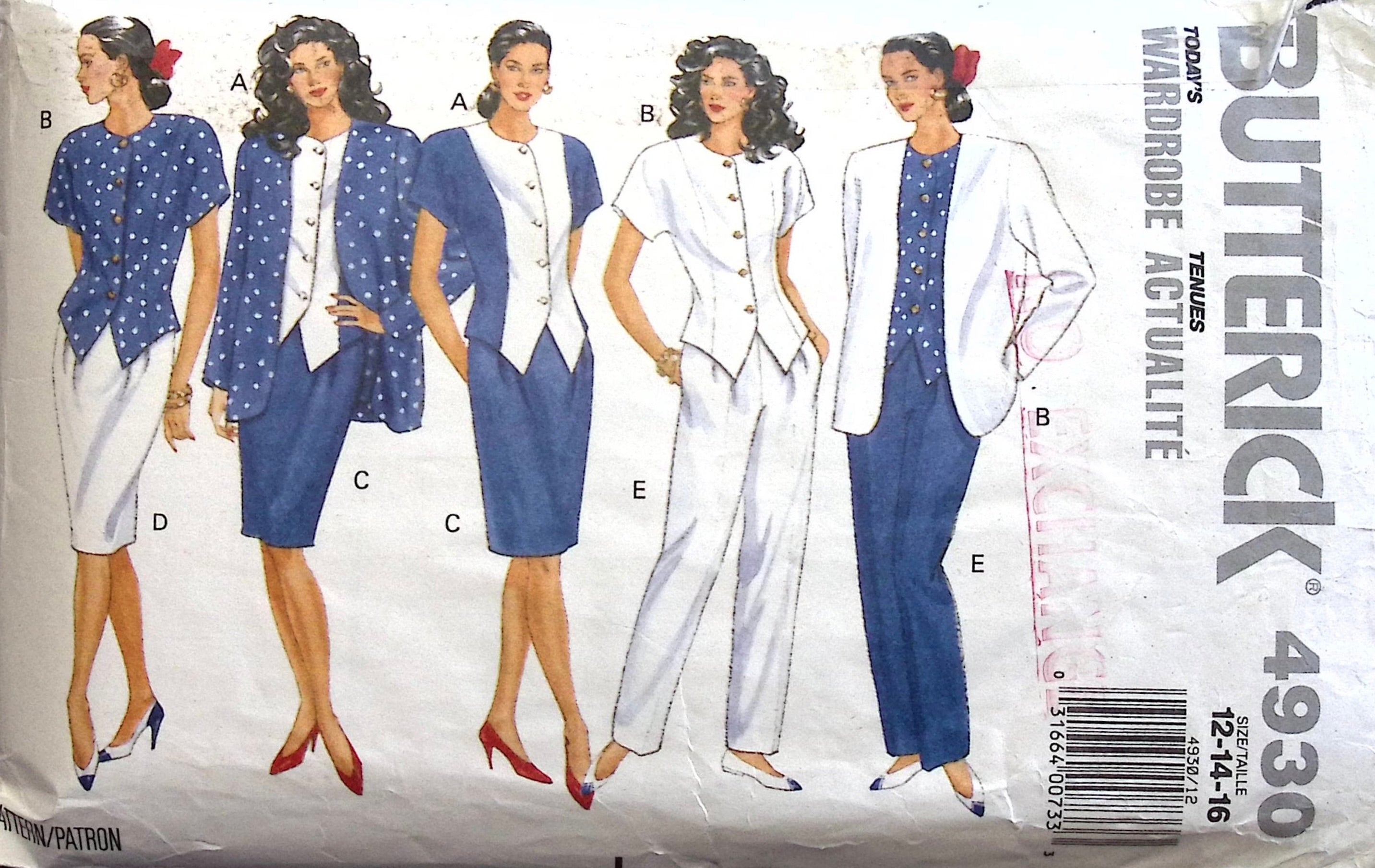 Vintage Sewing Pattern: Butterick 4930 – Vintage Stitch Australia