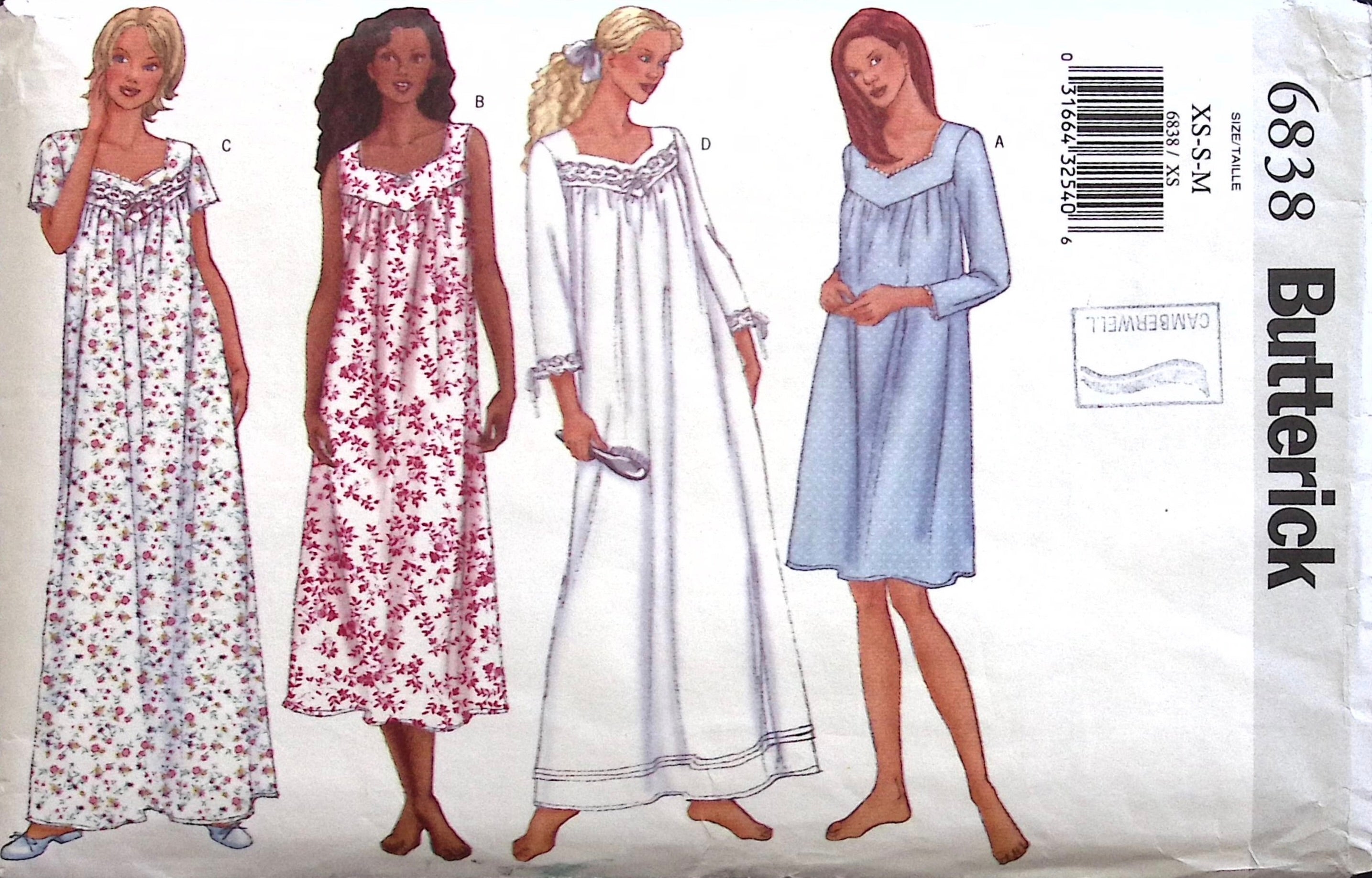 Sewing Pattern: Butterick 6838 – Vintage Stitch Australia