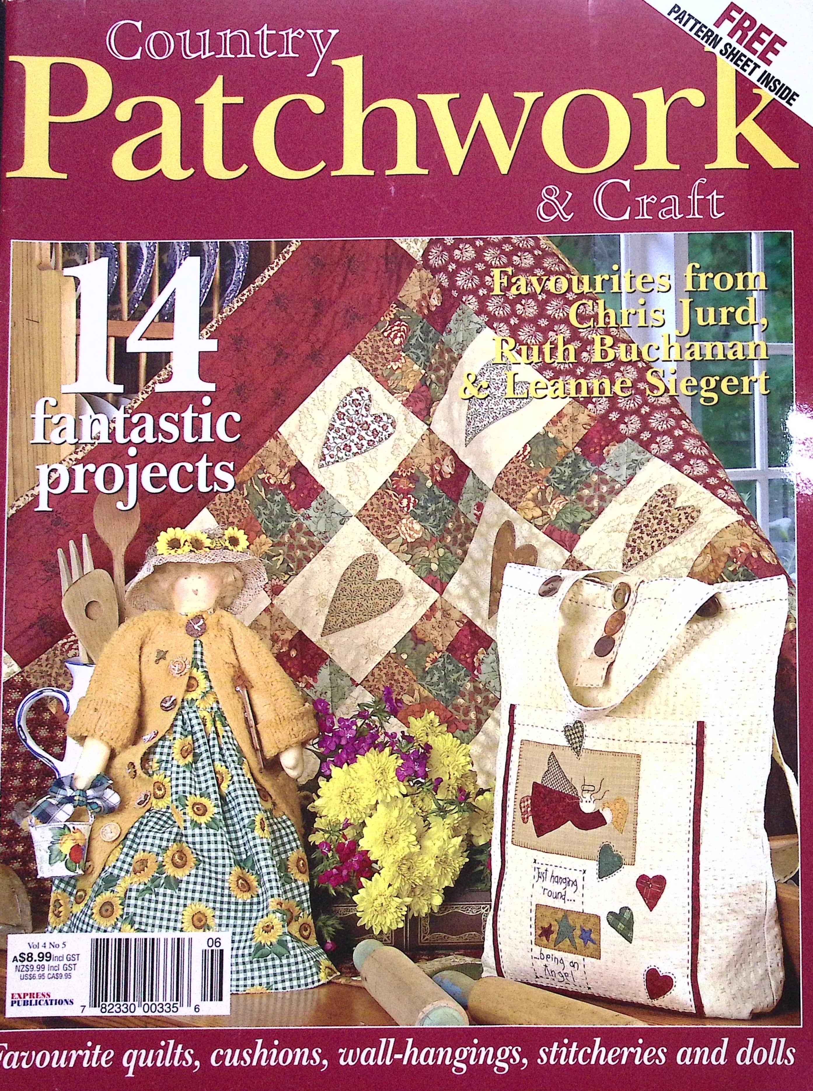 Australian Patchwork & Quilting Magazine Vol 10 No. 6 – Vintage Stitch ...