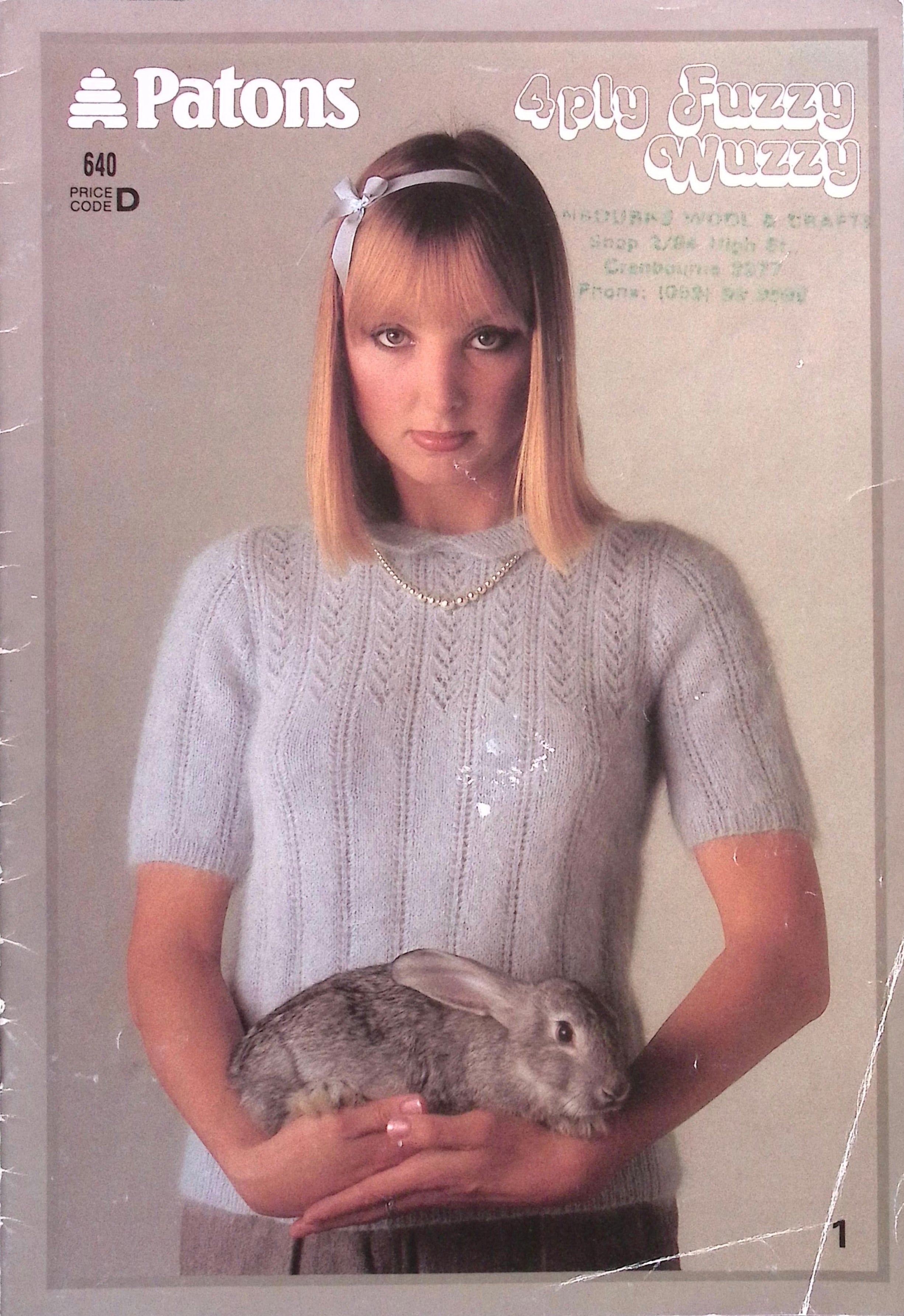 Patons Knitting Book 640: Fuzzy Wuzzy – Vintage Stitch Australia