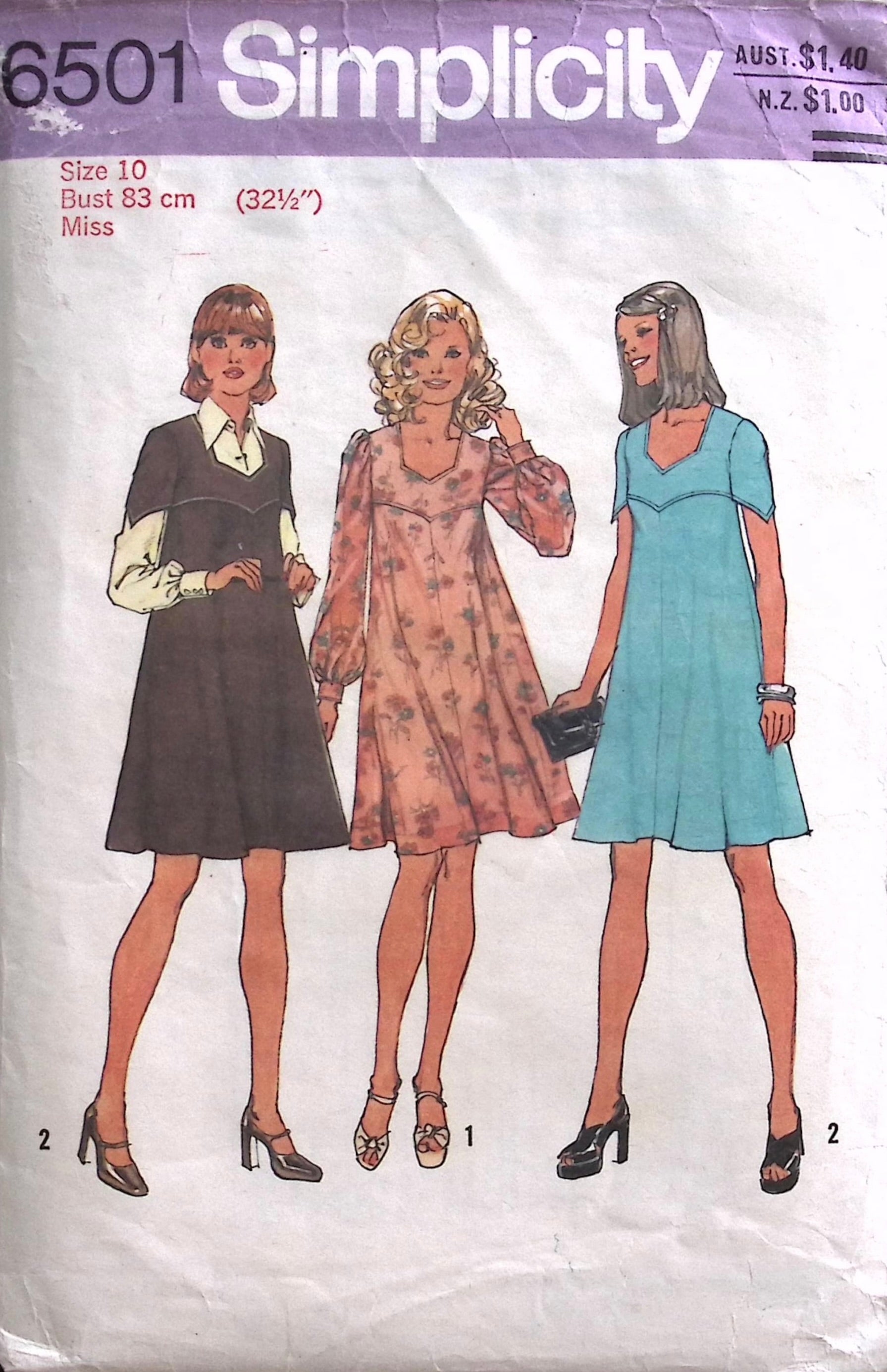 Vintage Sewing Pattern: Simplicity 6501 – Vintage Stitch Australia