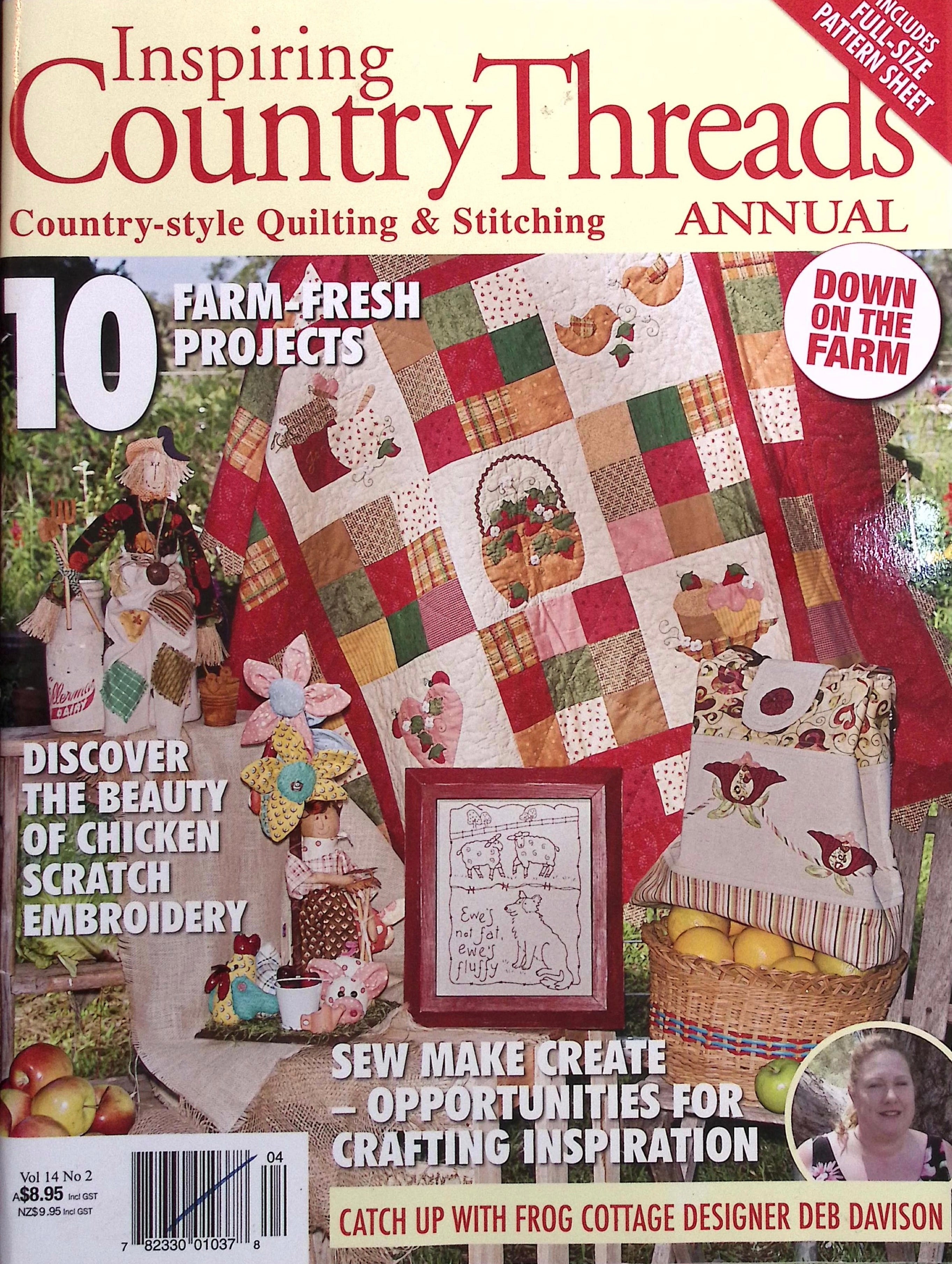 Inspiring Country Threads Annual Magazine Vol 14 No 2 – Vintage Stitch ...
