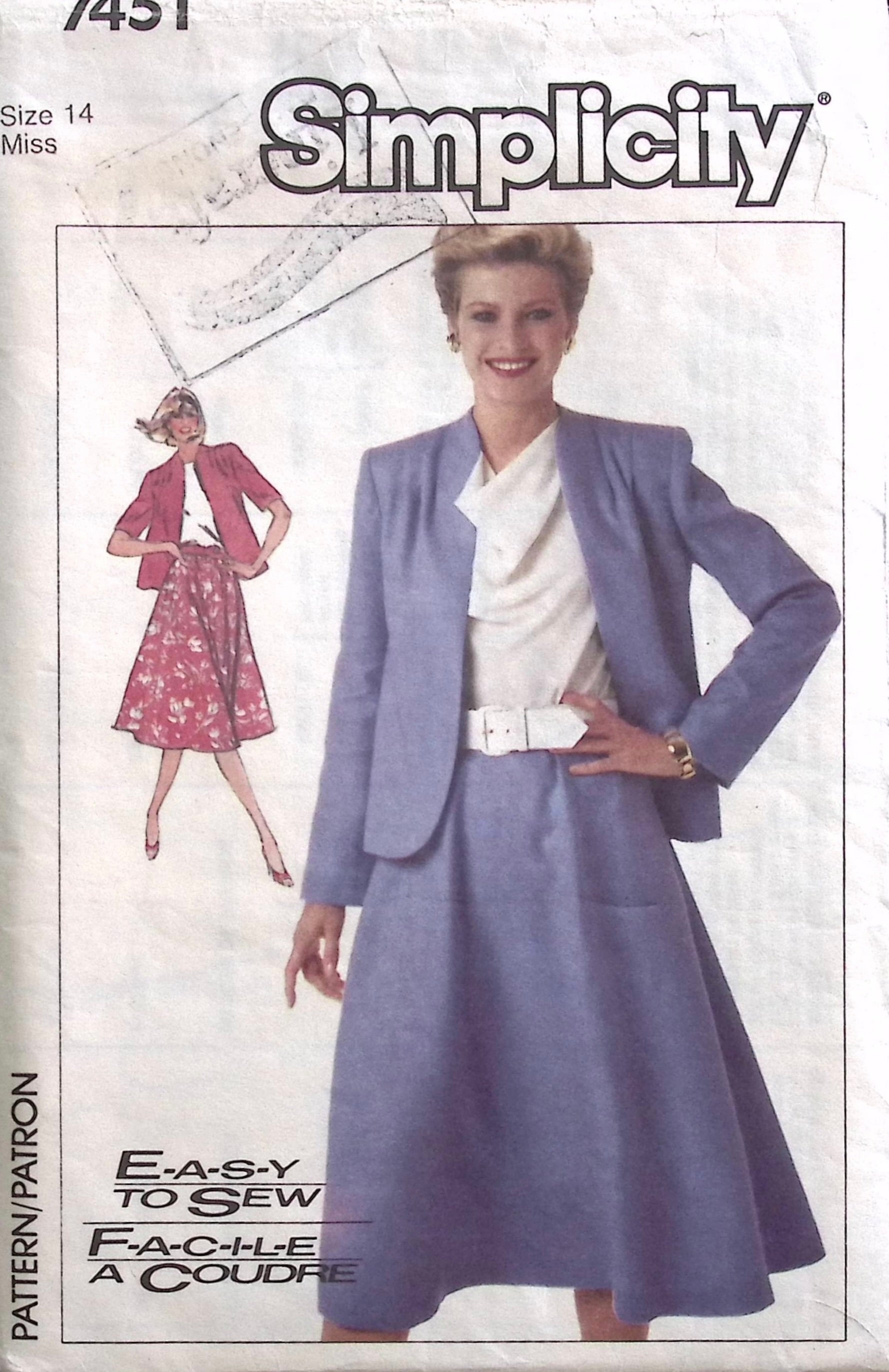 Vintage Sewing Pattern: Simplicity 7451 – Vintage Stitch Australia