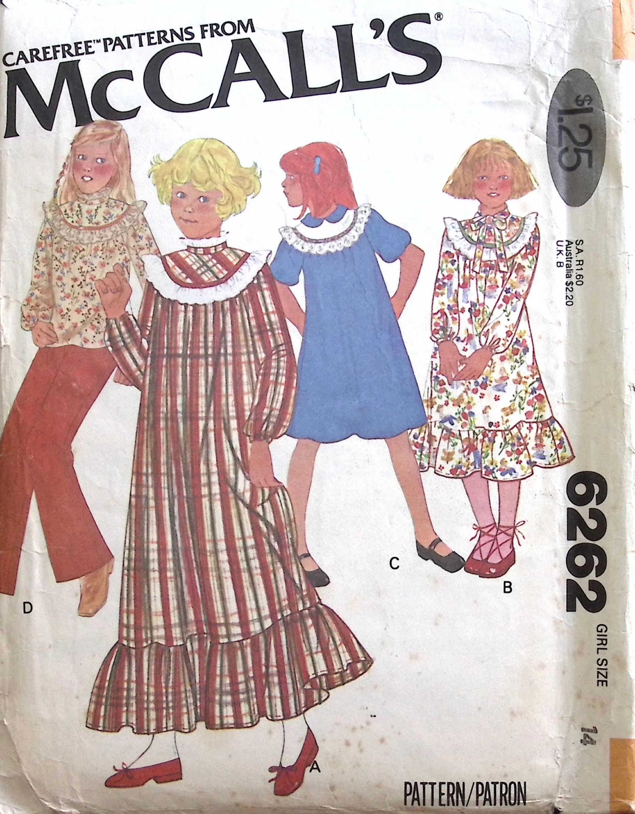 Vintage Sewing Pattern: McCalls 6262 – Vintage Stitch Australia