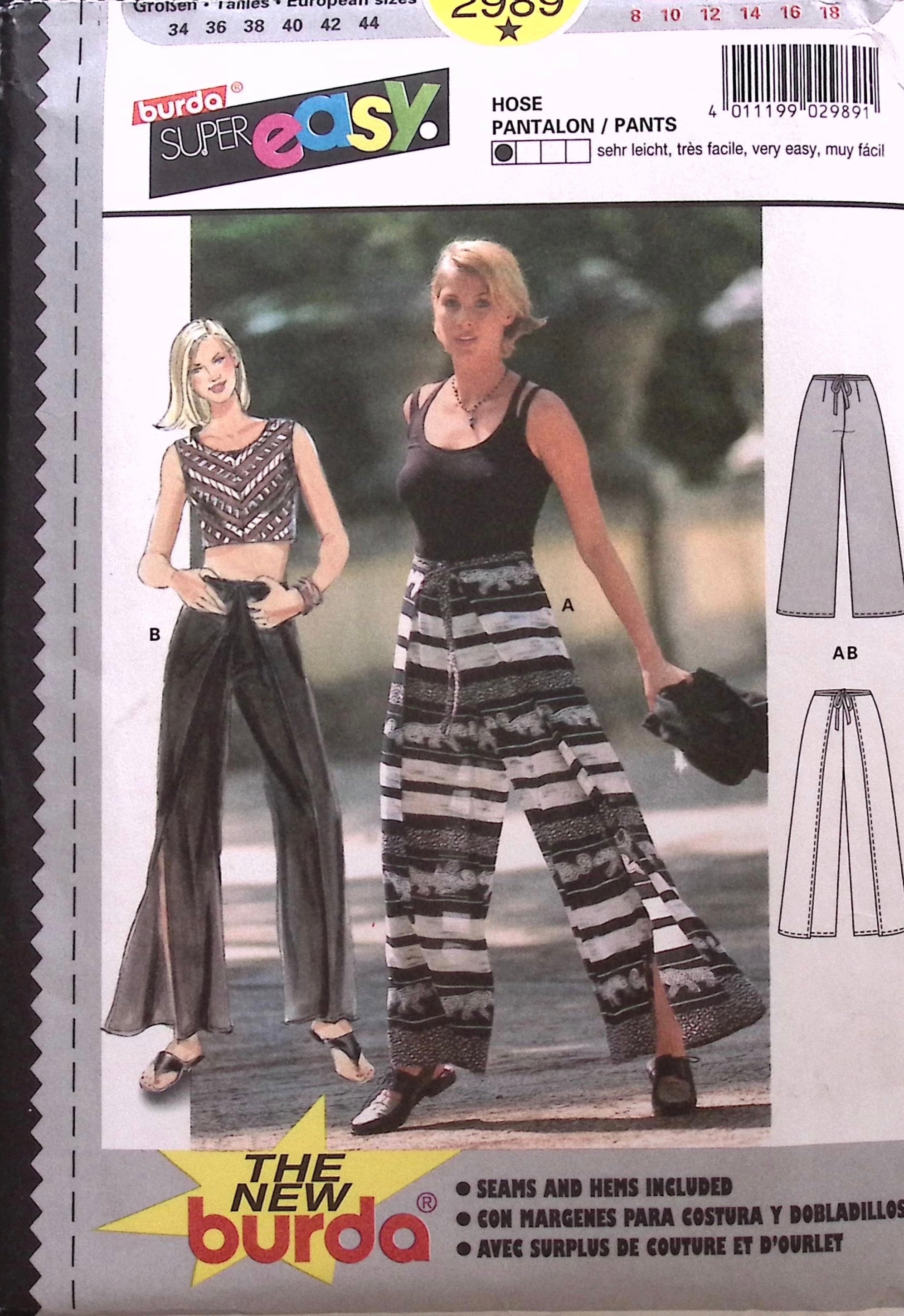 Vintage Sewing Pattern: Burda 2989 – Vintage Stitch Australia