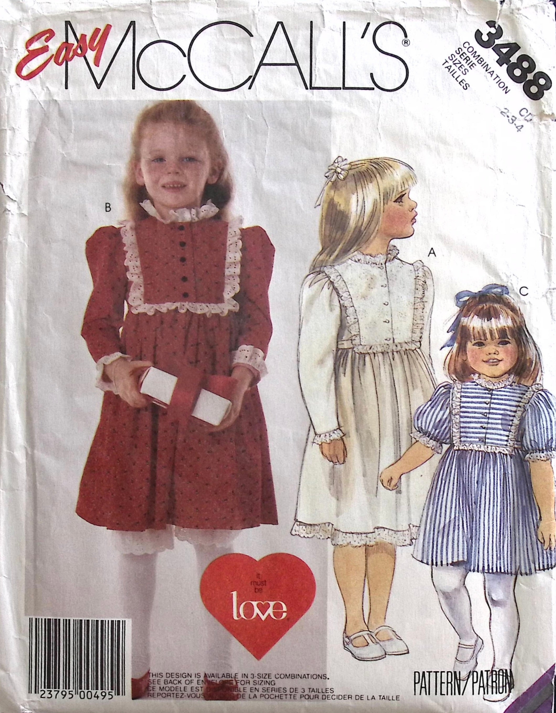 Vintage Sewing Pattern: McCalls 3488 – Vintage Stitch Australia