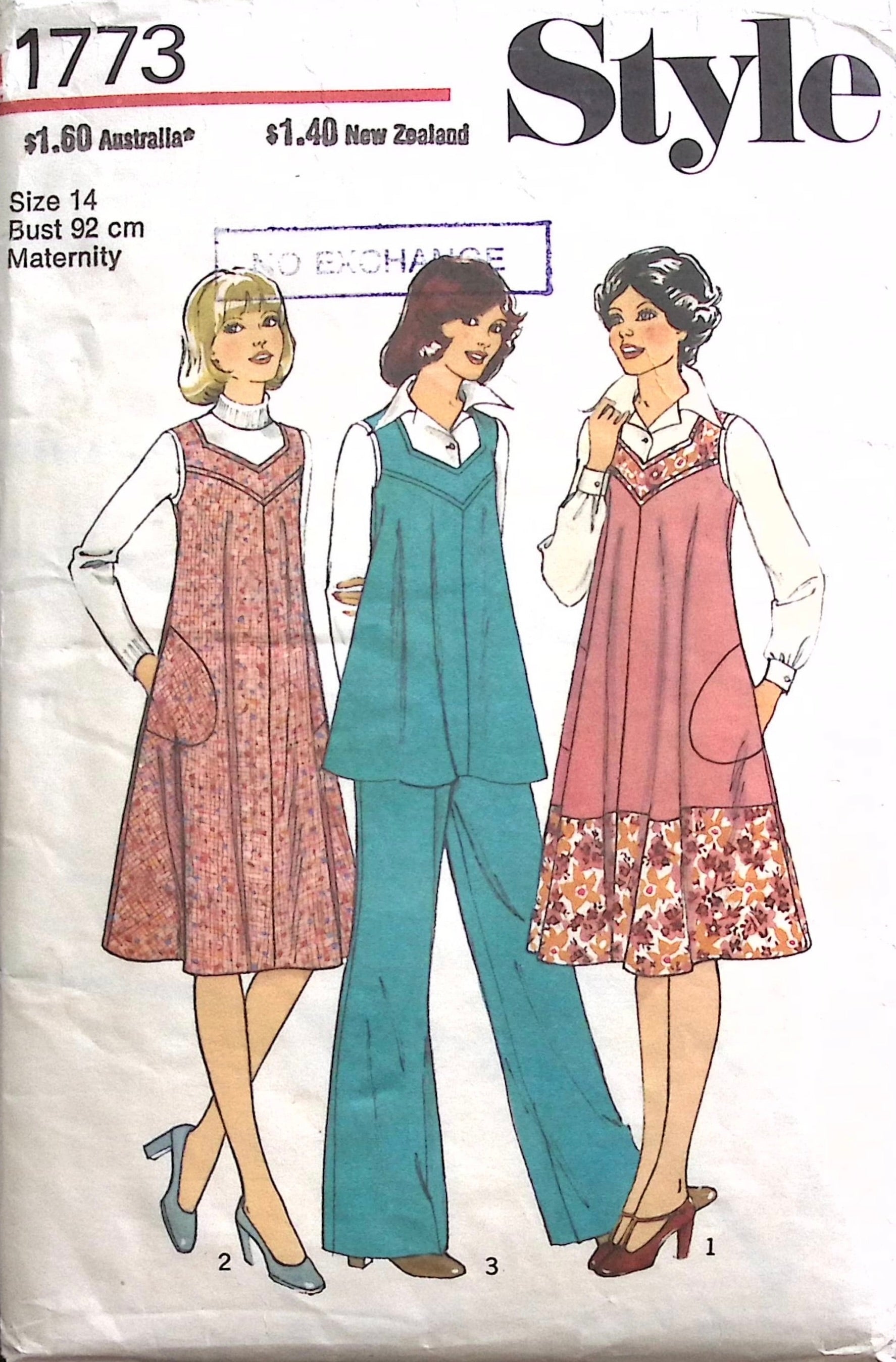 Vintage Sewing Pattern: Style 1773 – Vintage Stitch Australia